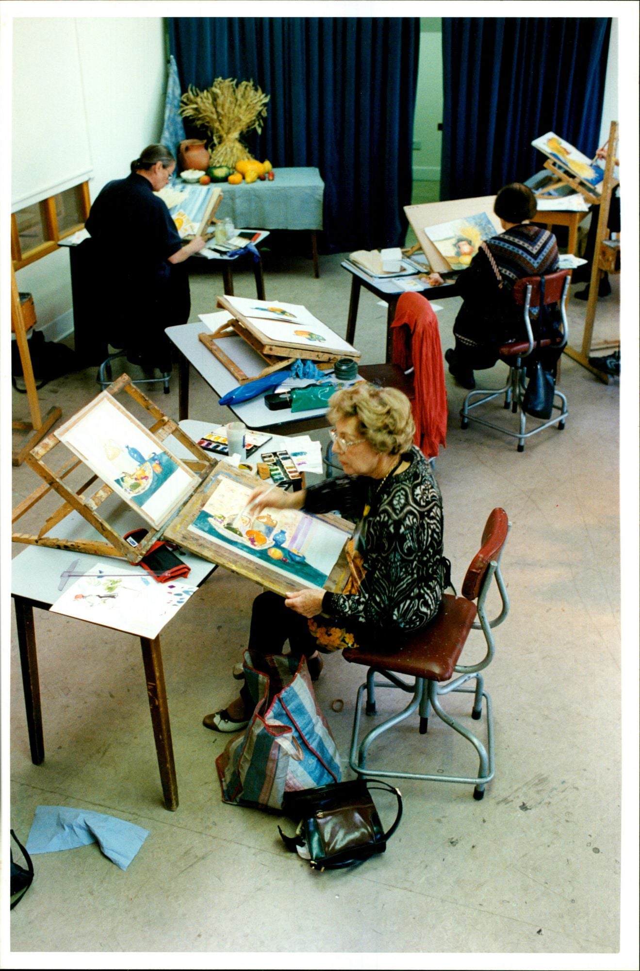 PAINTING COURSE WEST DEAN COLLEGE SHONA CRAWFORD DAVID MOSSMAN - Vinta