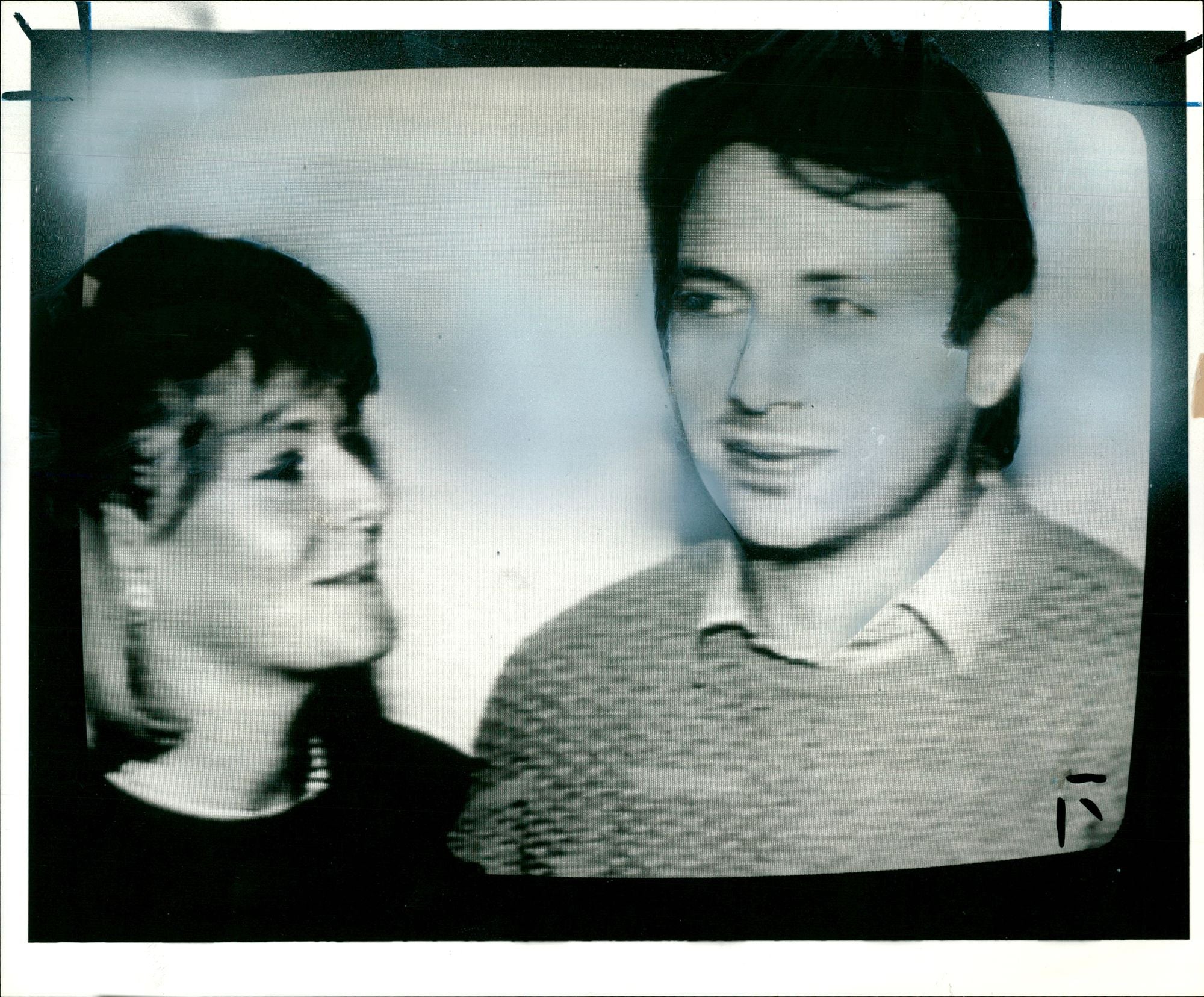 Capt. Simon Hayward with Sandra Agar. - Vintage Photograph