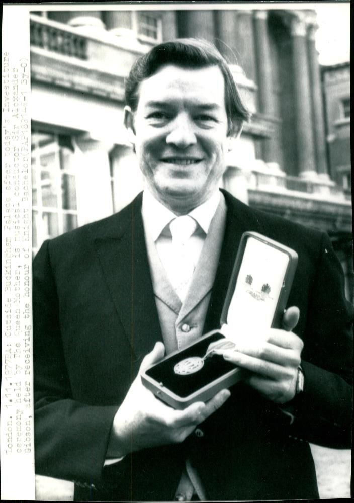 Sir Alexander Gibson - Vintage Photograph