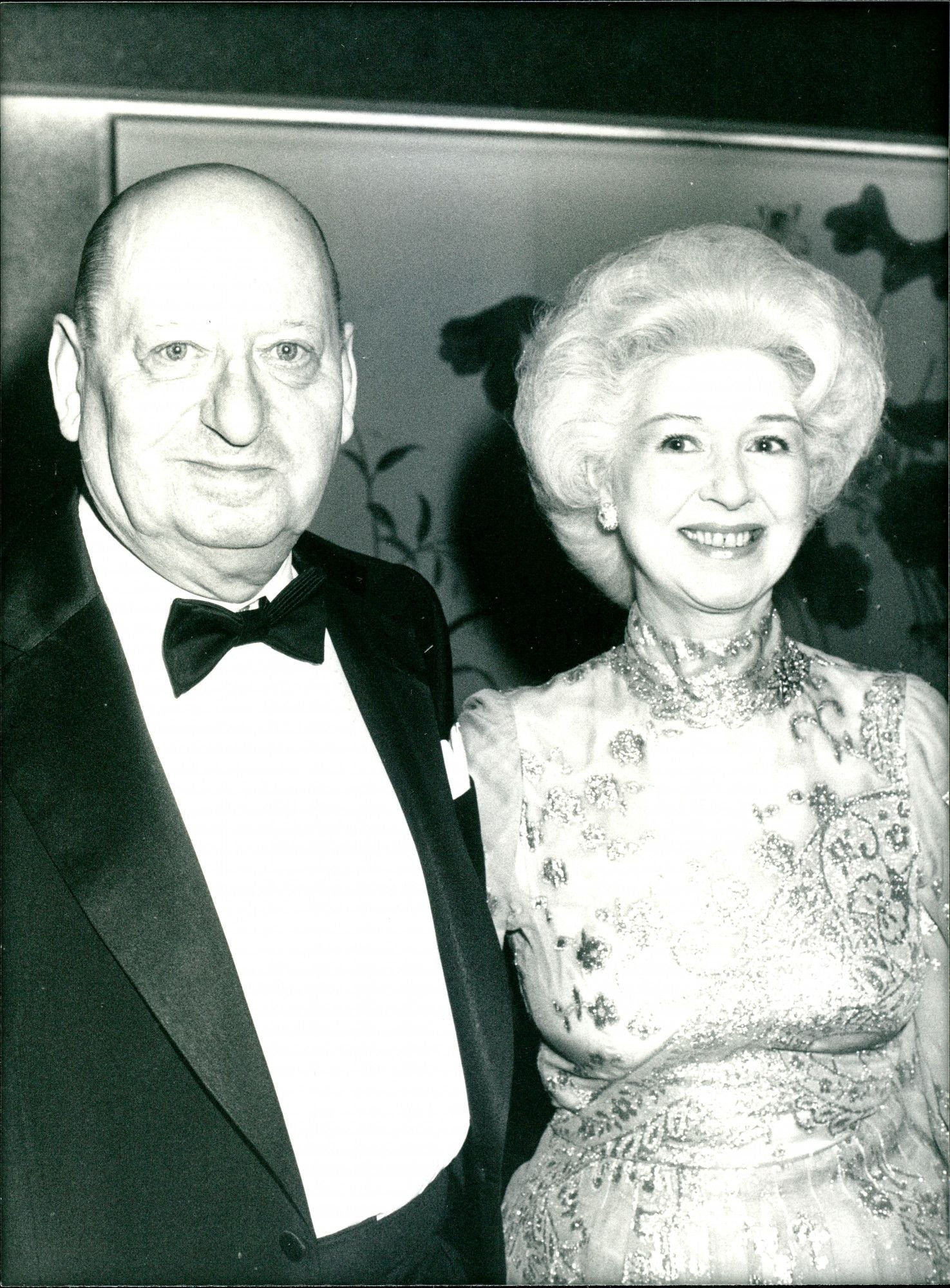 Sir Lew Grade with his wife Kathleen Grade - Vintage Photograph