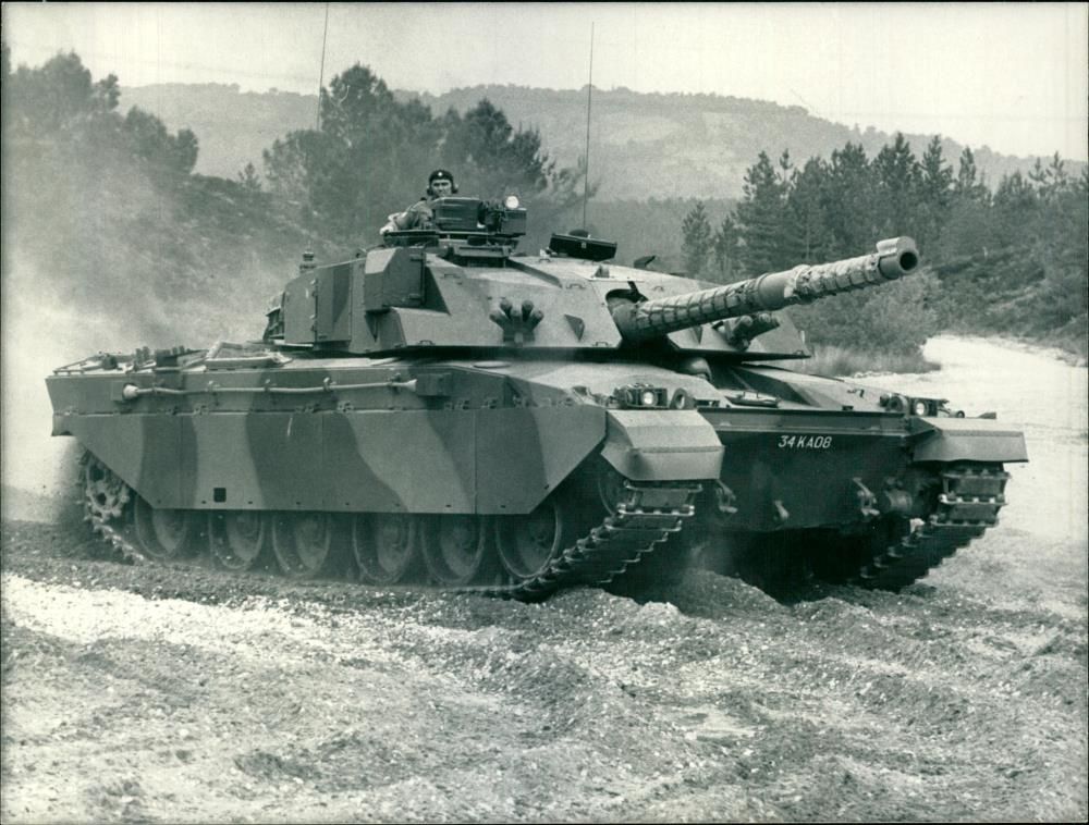 The 'Challenger 1', British main battle tank made by Royal Ordnance Fa