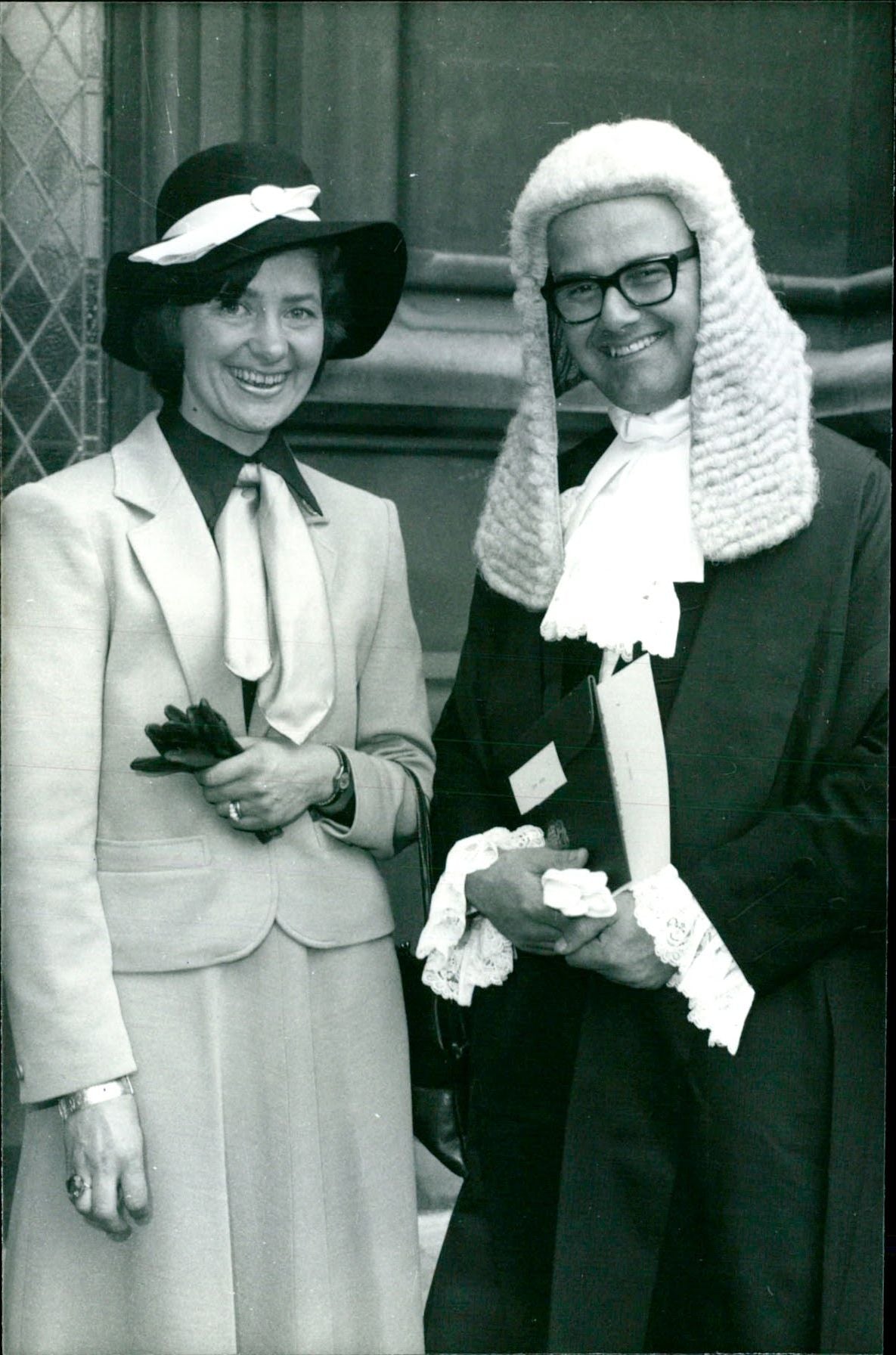 Igor Judge and his wife Judith. - Vintage Photograph