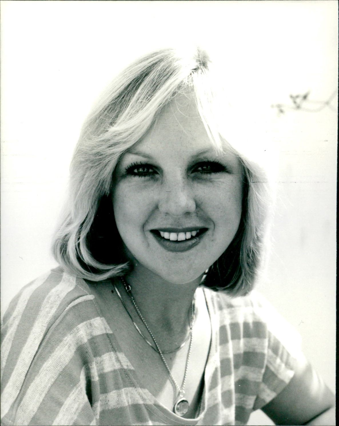 Portrait of Debbie Wheeler smiling - Vintage Photograph