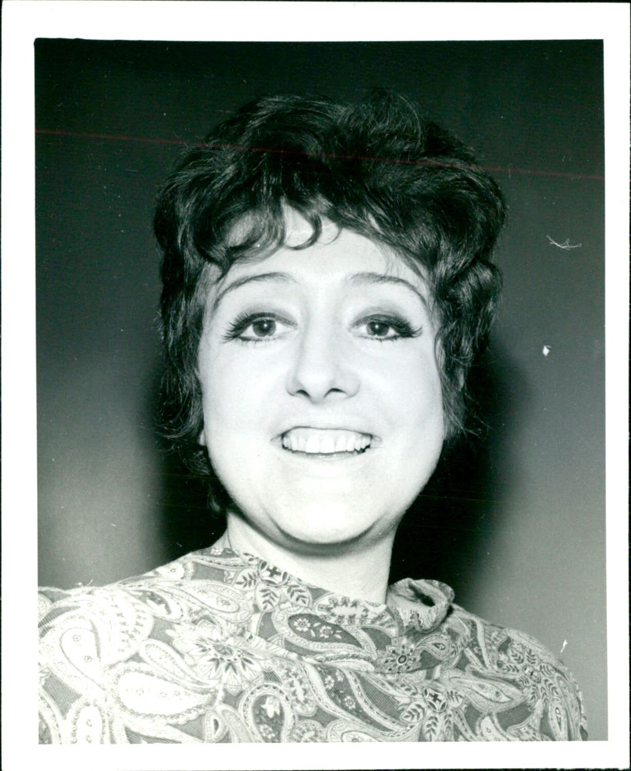 Anna Quayle, actress and singer, poses for a portrait in December 1970