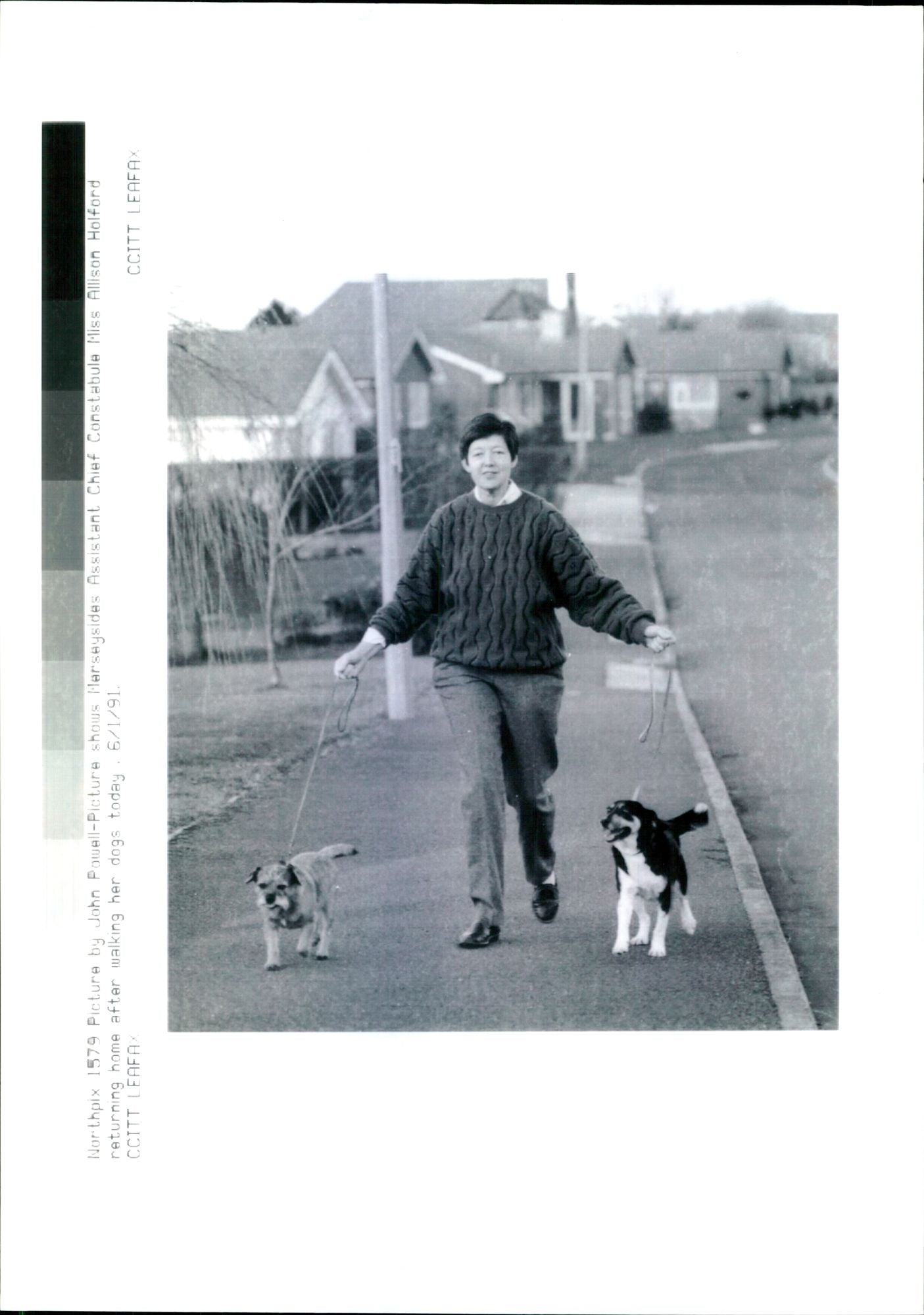 Alison Halford, British former female police officer - Vintage Photogr