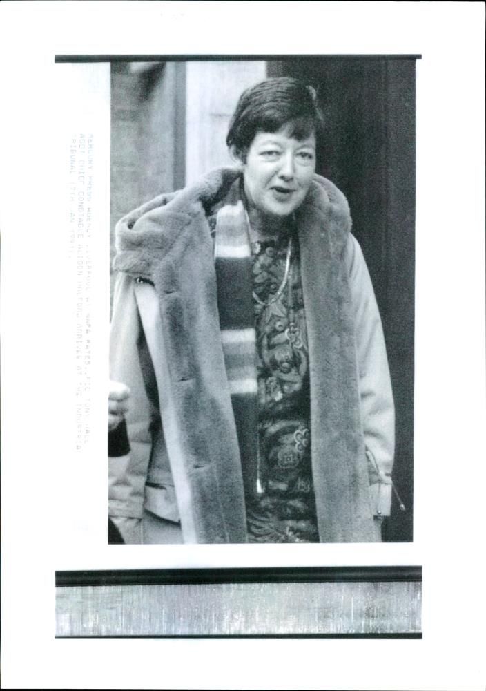 Alison Halford, British former female police officer - Vintage Photogr