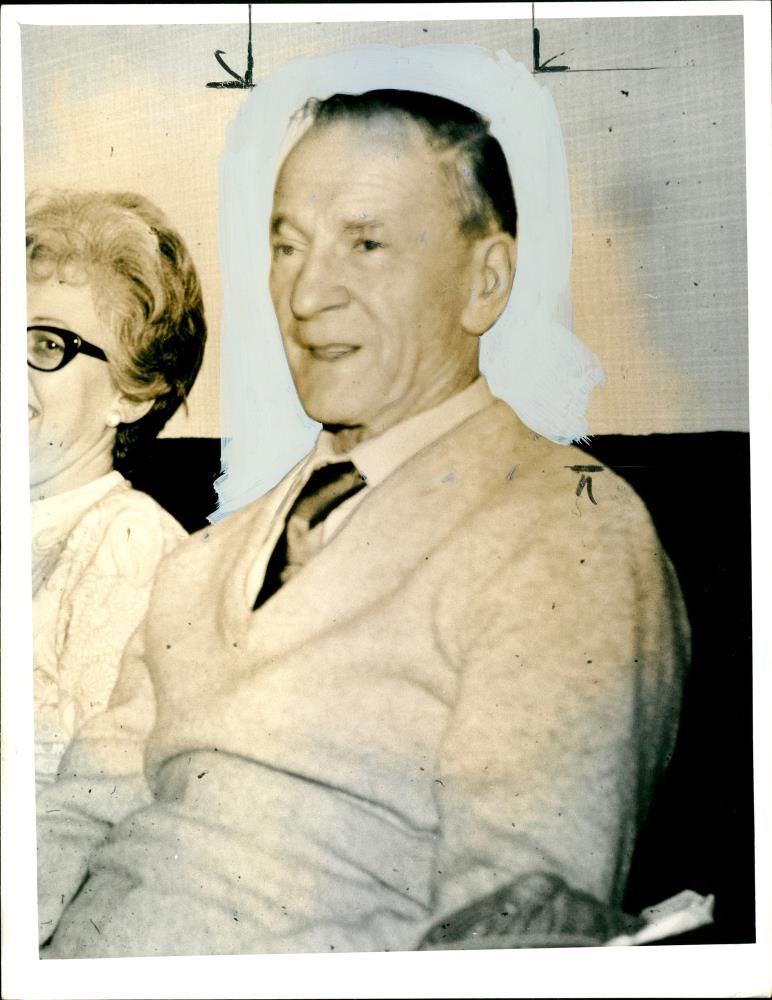 William J. Goldsworthy and his wife - Vintage Photograph