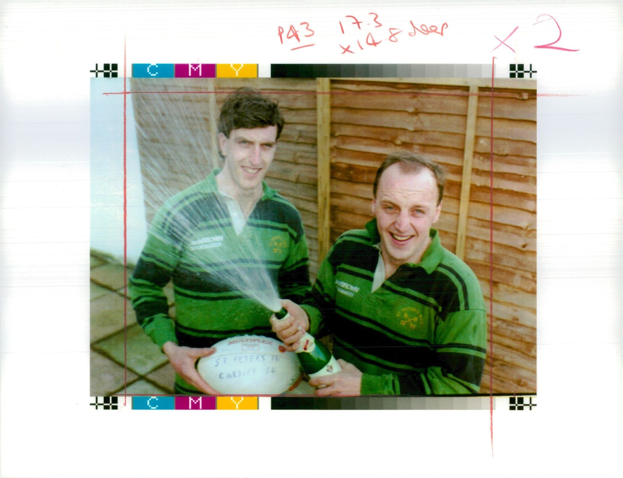 1993 GARETH SNOOK AND ANDY EDWARD SCORED TRIES JAY WILLIAMS SECOND PUB