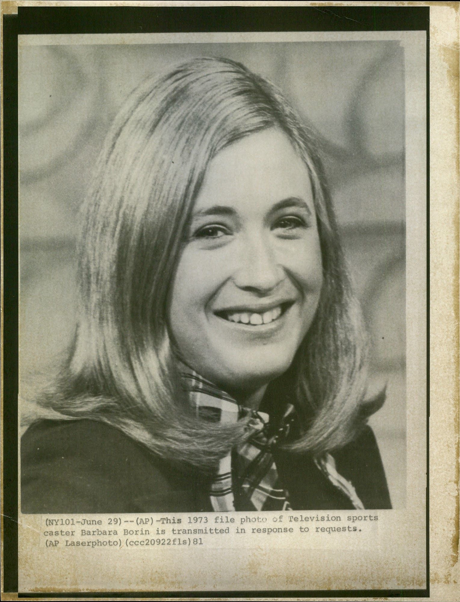 1981 NEW BARBARA BORIN WAS THE FIRST WOMAN HOST PRIMETIME TELE TELEVIS