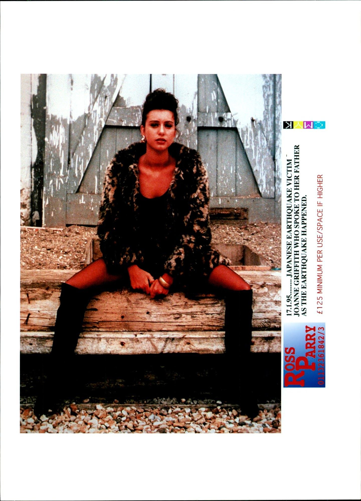 1995 JAPANESE EARTHQUAKE VICTIM JOANNE GRIFFITH WHO SPOKE HER FATHER T