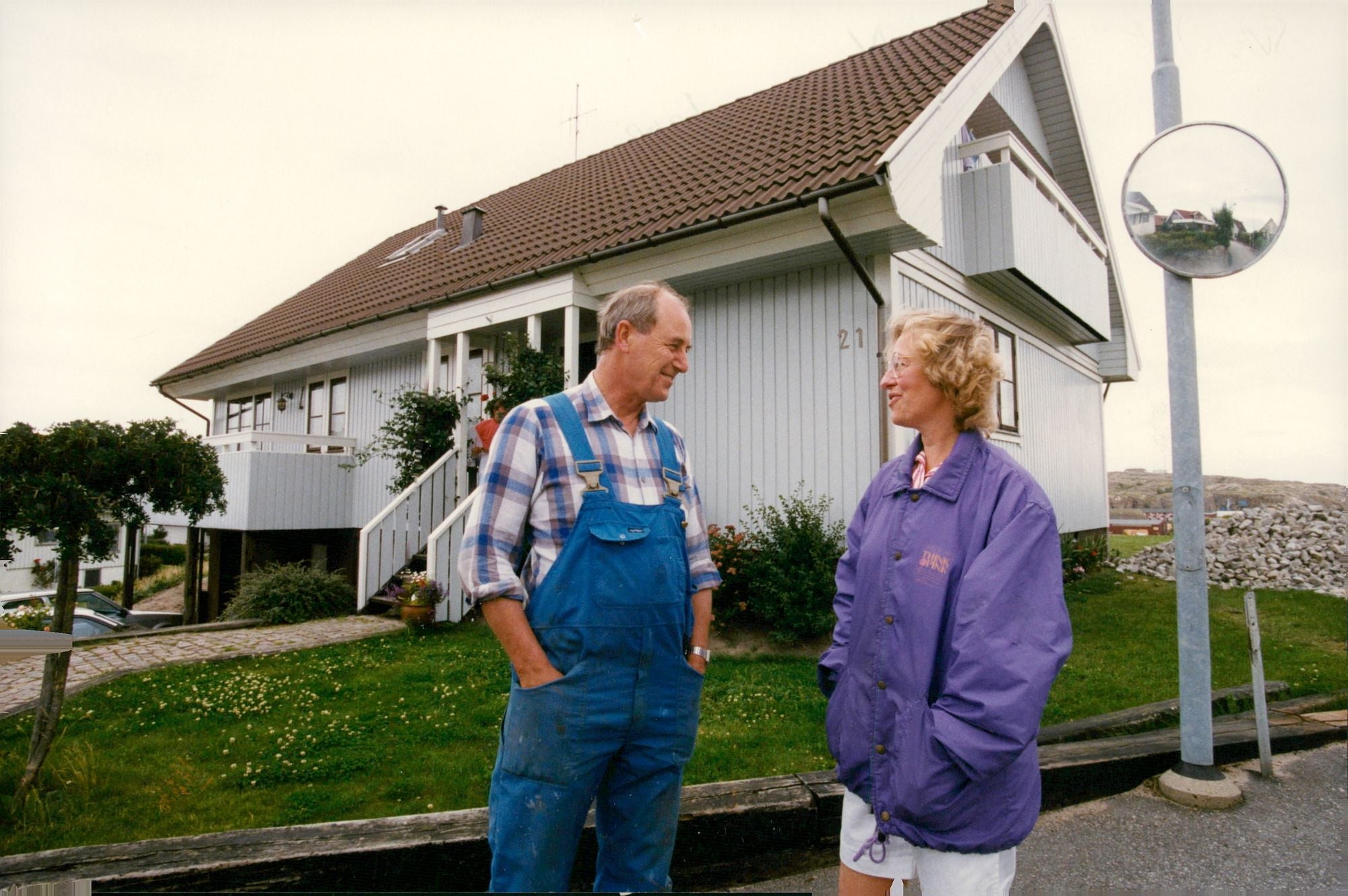 Elisabeth Hansson at Smögen. - Vintage Photograph
