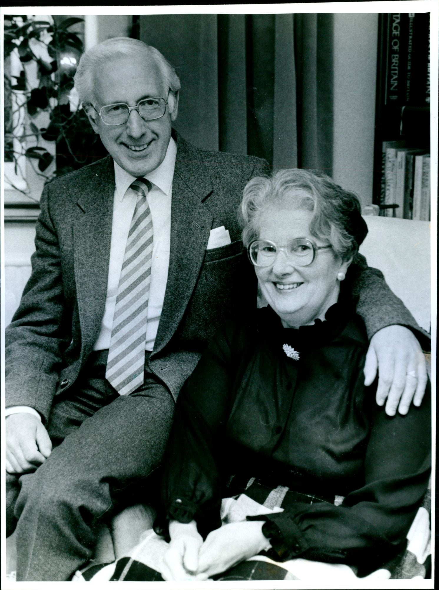 Colin Richardson and his wife Janet - Vintage Photograph