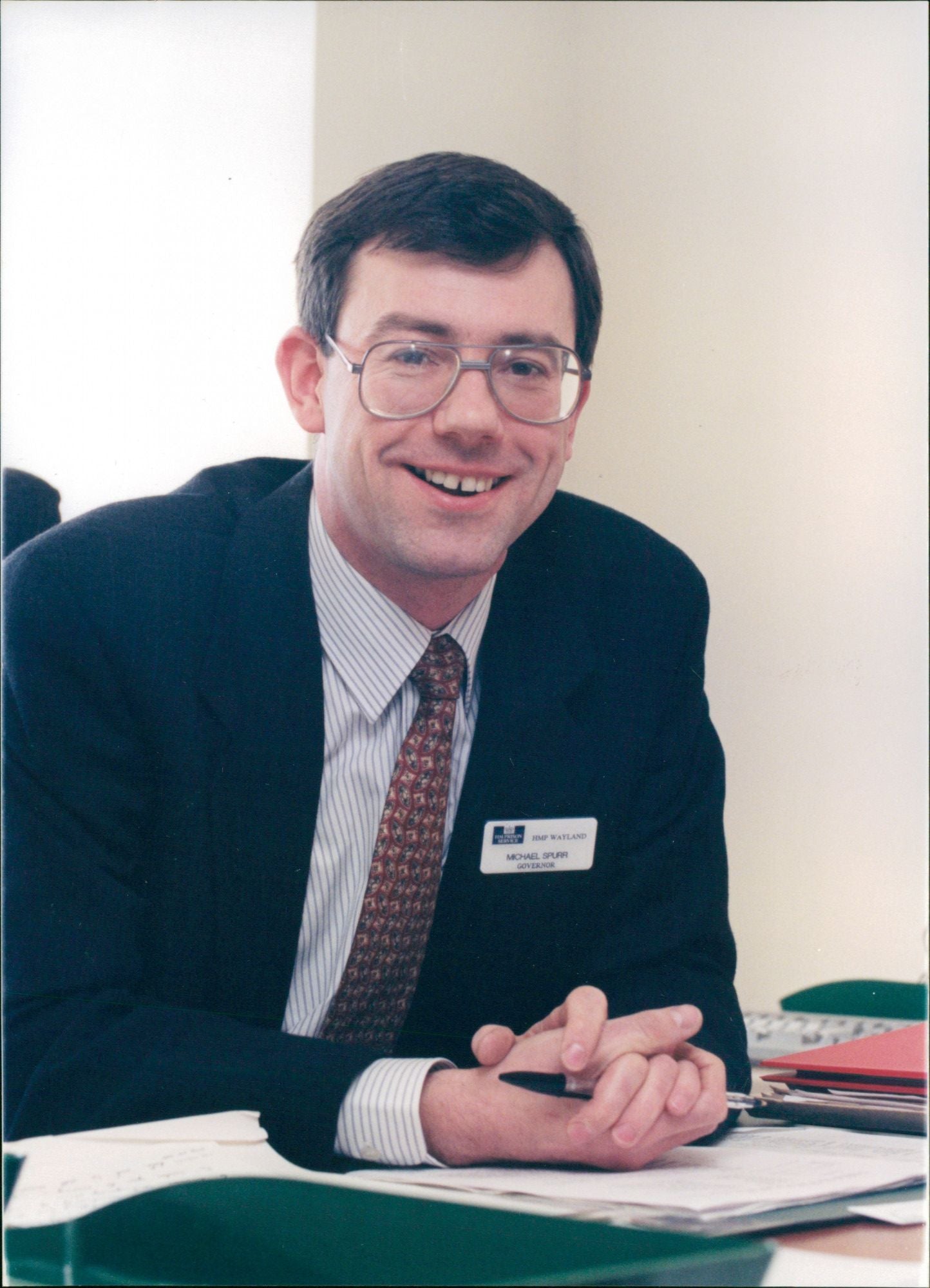 Michael Spurr, former CEO of HM Prison Norwich - Vintage Photograph