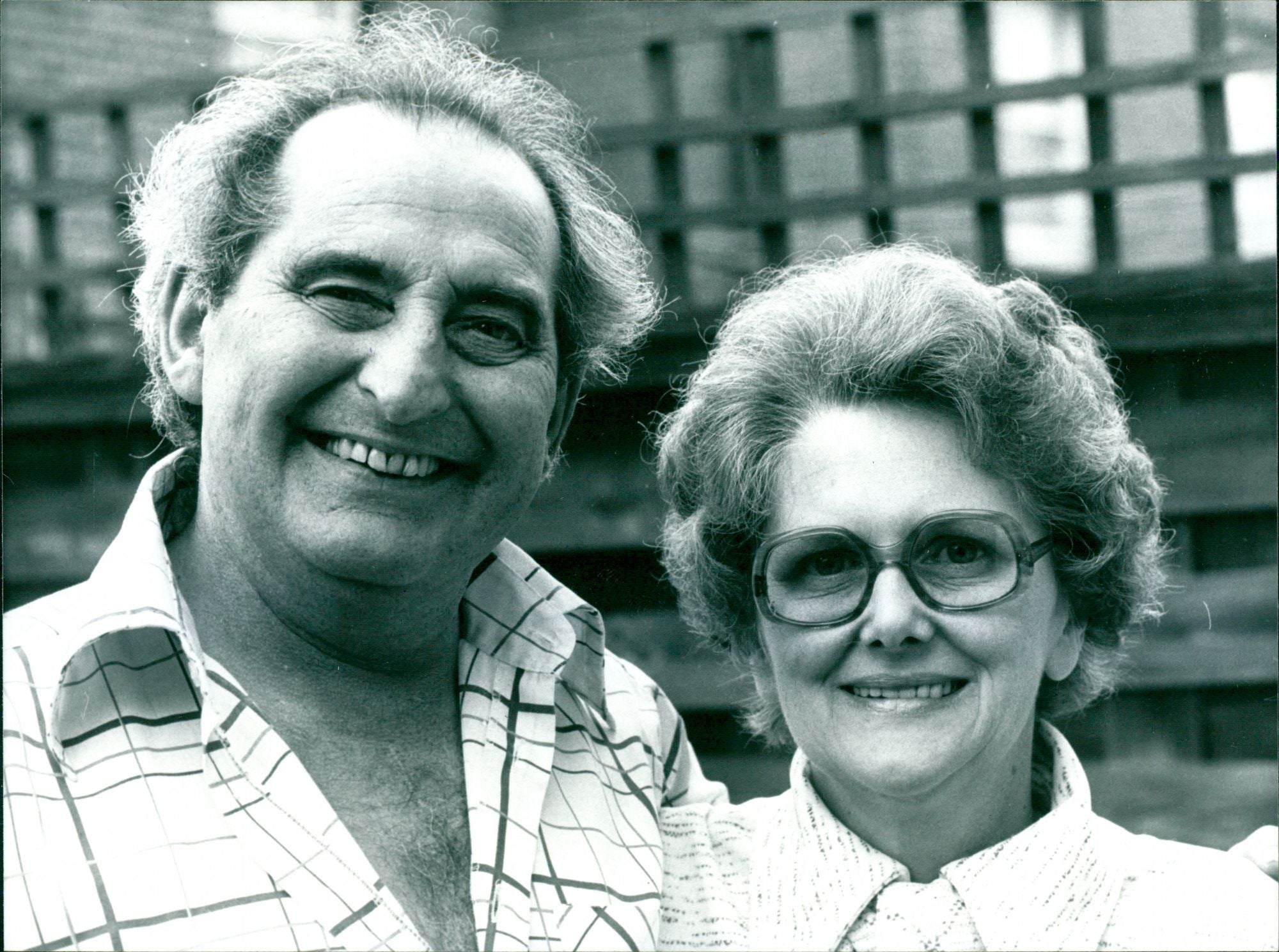 Keith Castle and his wife Doreen - Vintage Photograph