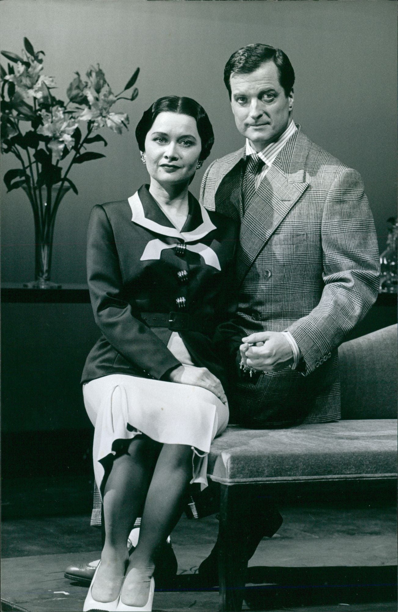 Clive Carter with Wallis Simpson - Vintage Photograph