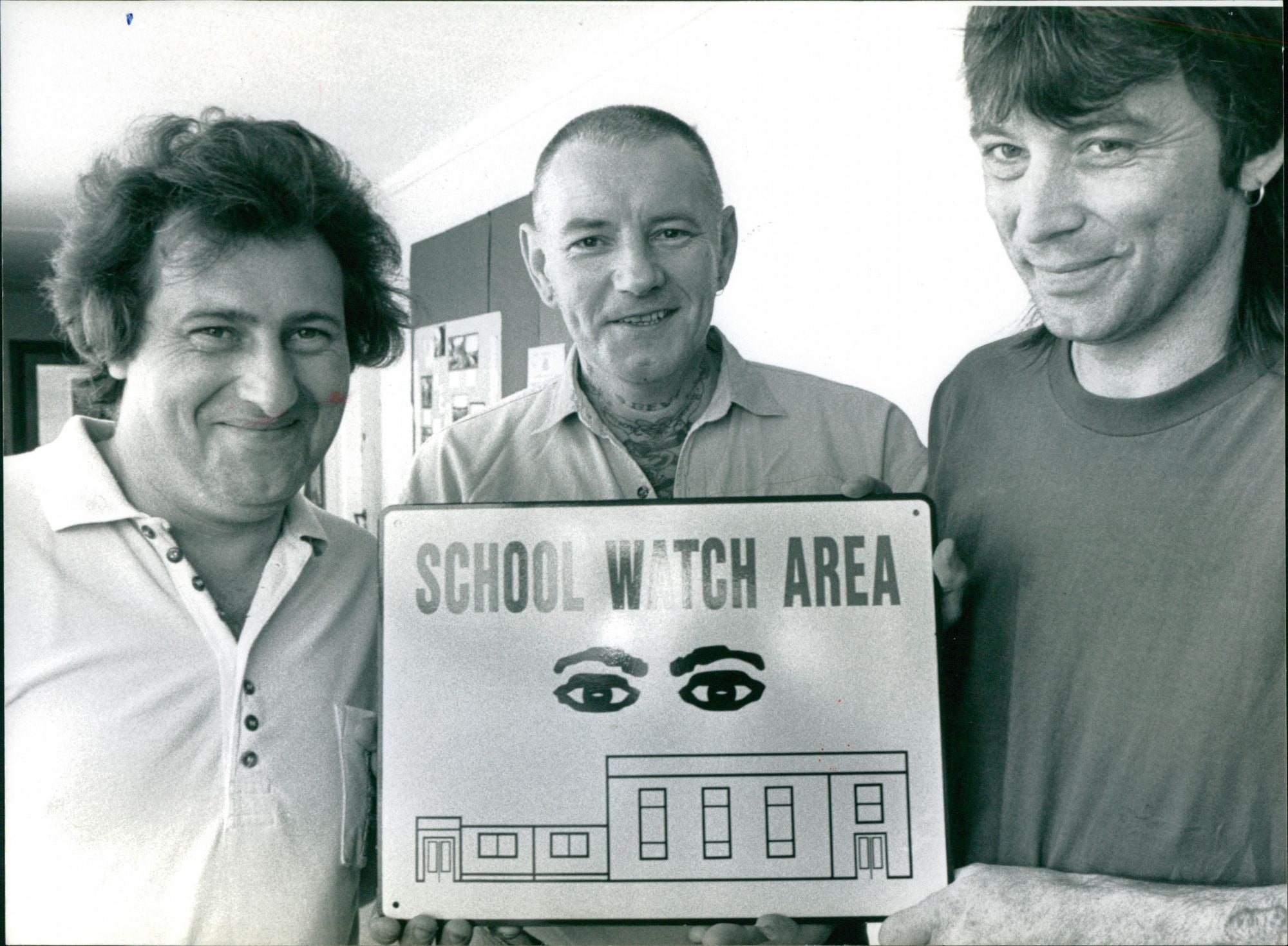 Larkman School's watch co-ordinance with the new sign - Vintage Photog