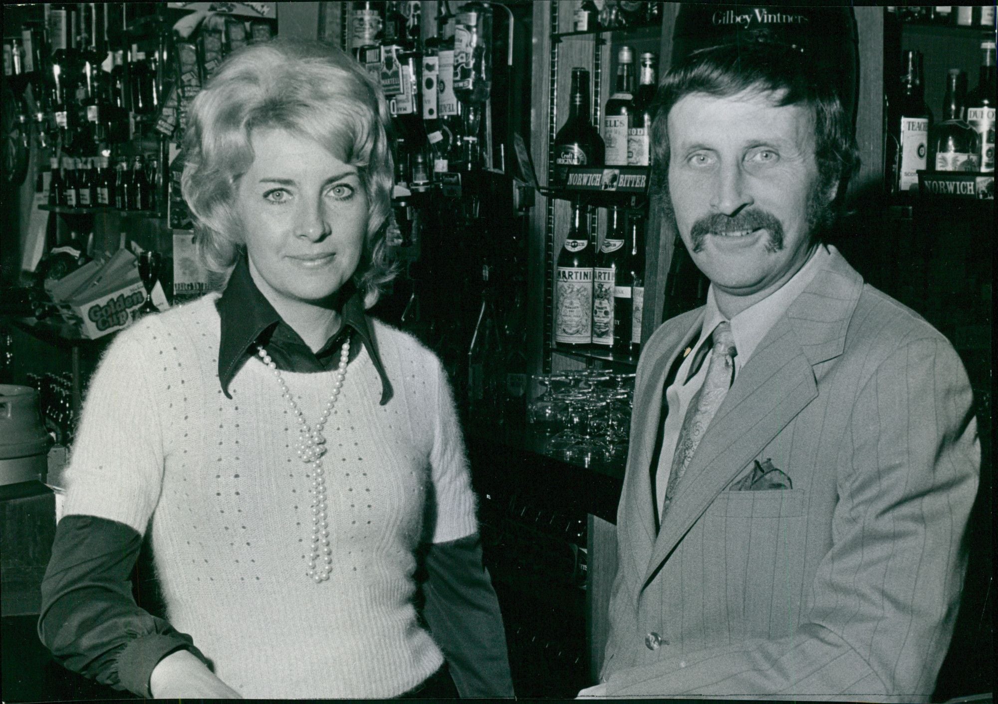 Mr and Mrs Terry Cavanagh - Vintage Photograph