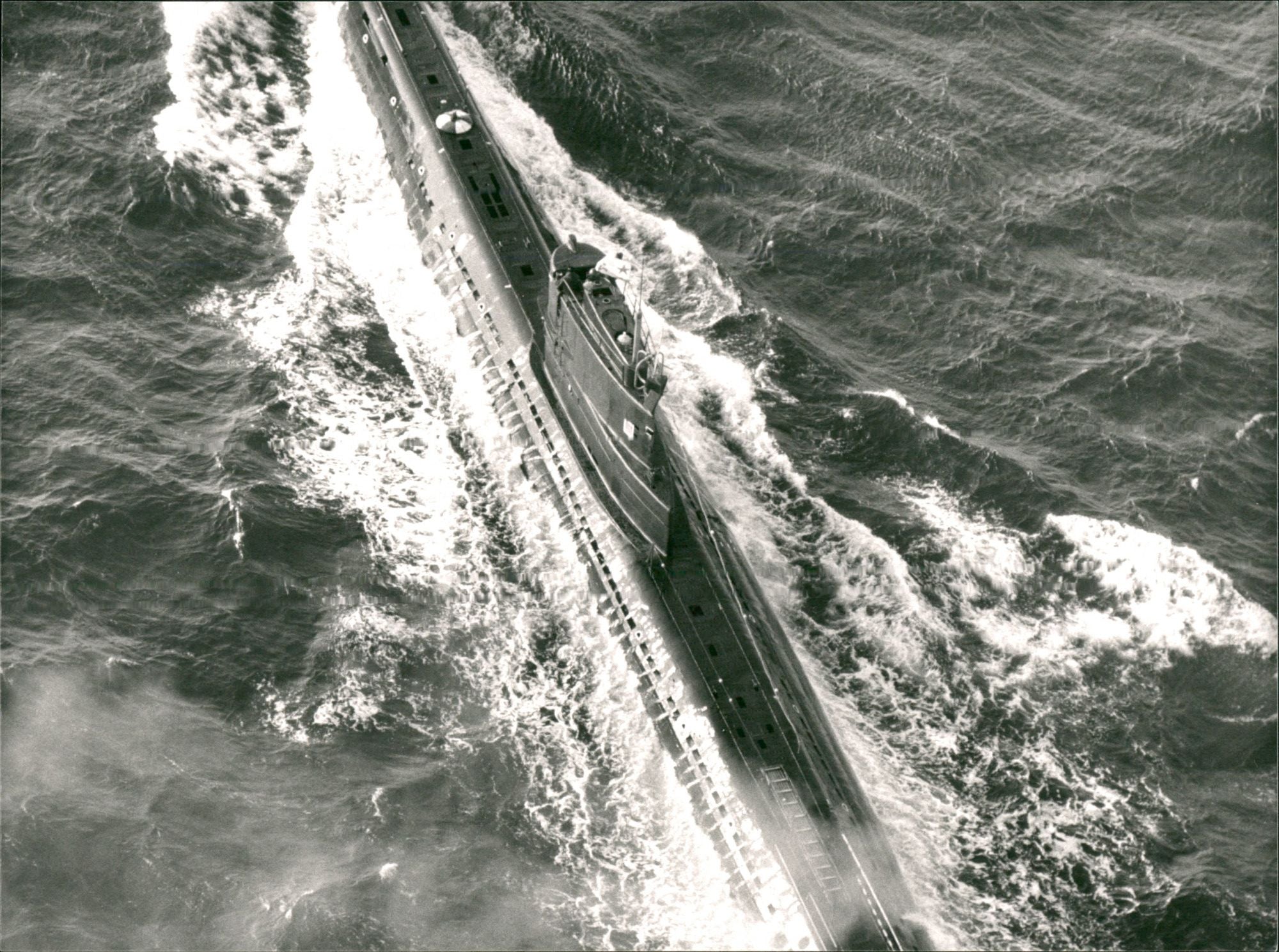 Soviet submarines - Vintage Photograph