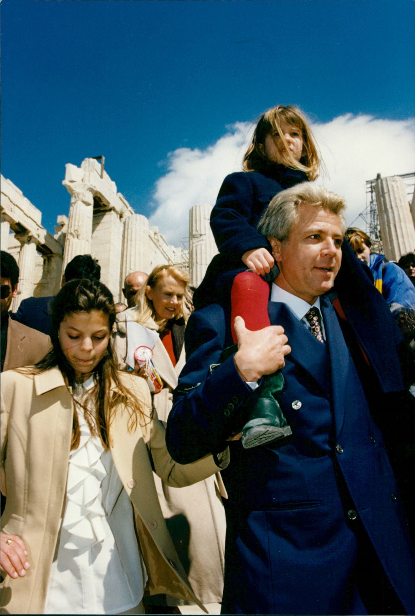 Thierry Roussel, Athina Roussel, Gaby Landhage and Johanna Roussel.