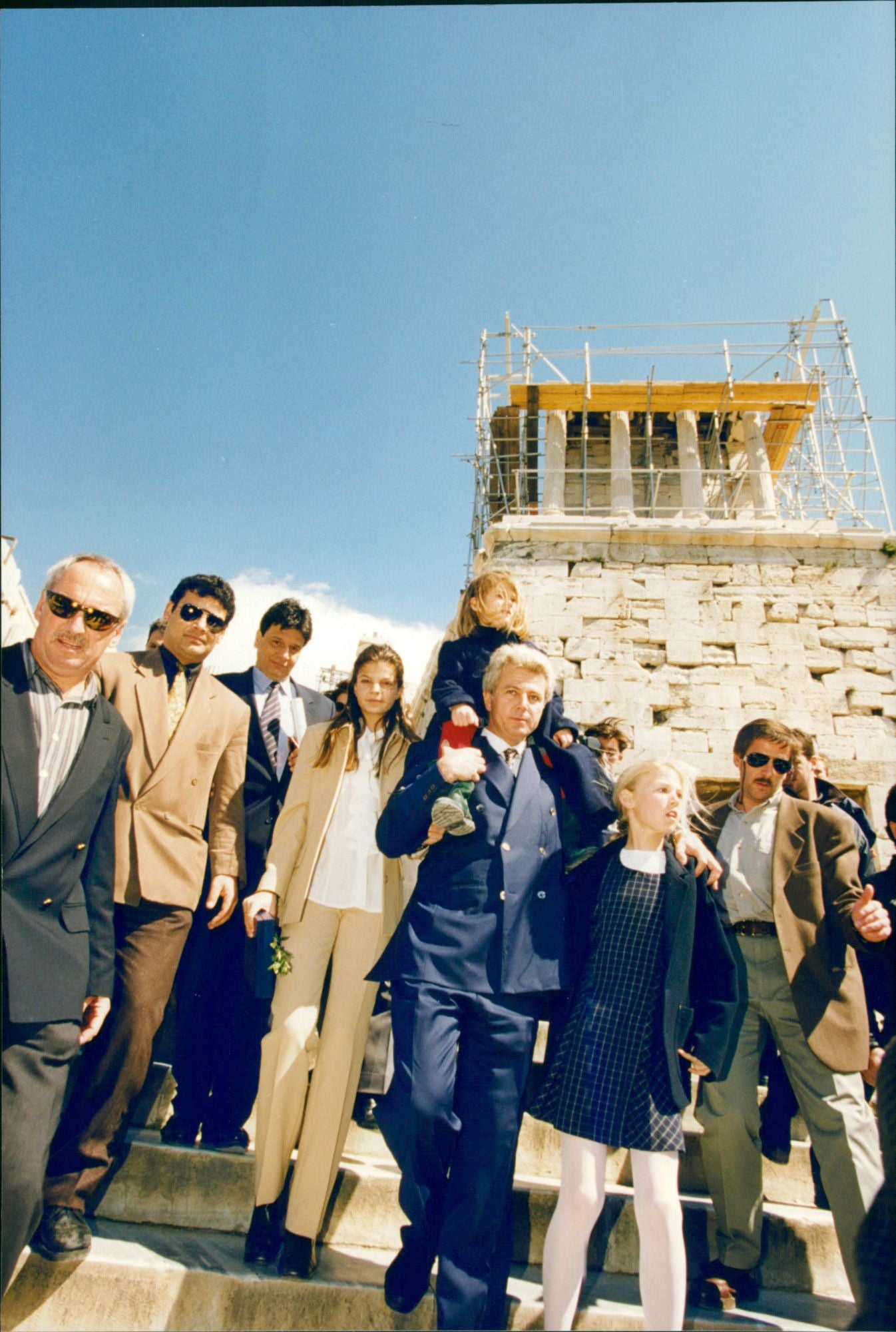 Thierry Roussel, Athina Roussel, Sandrine Roussel and Johanna Roussel.