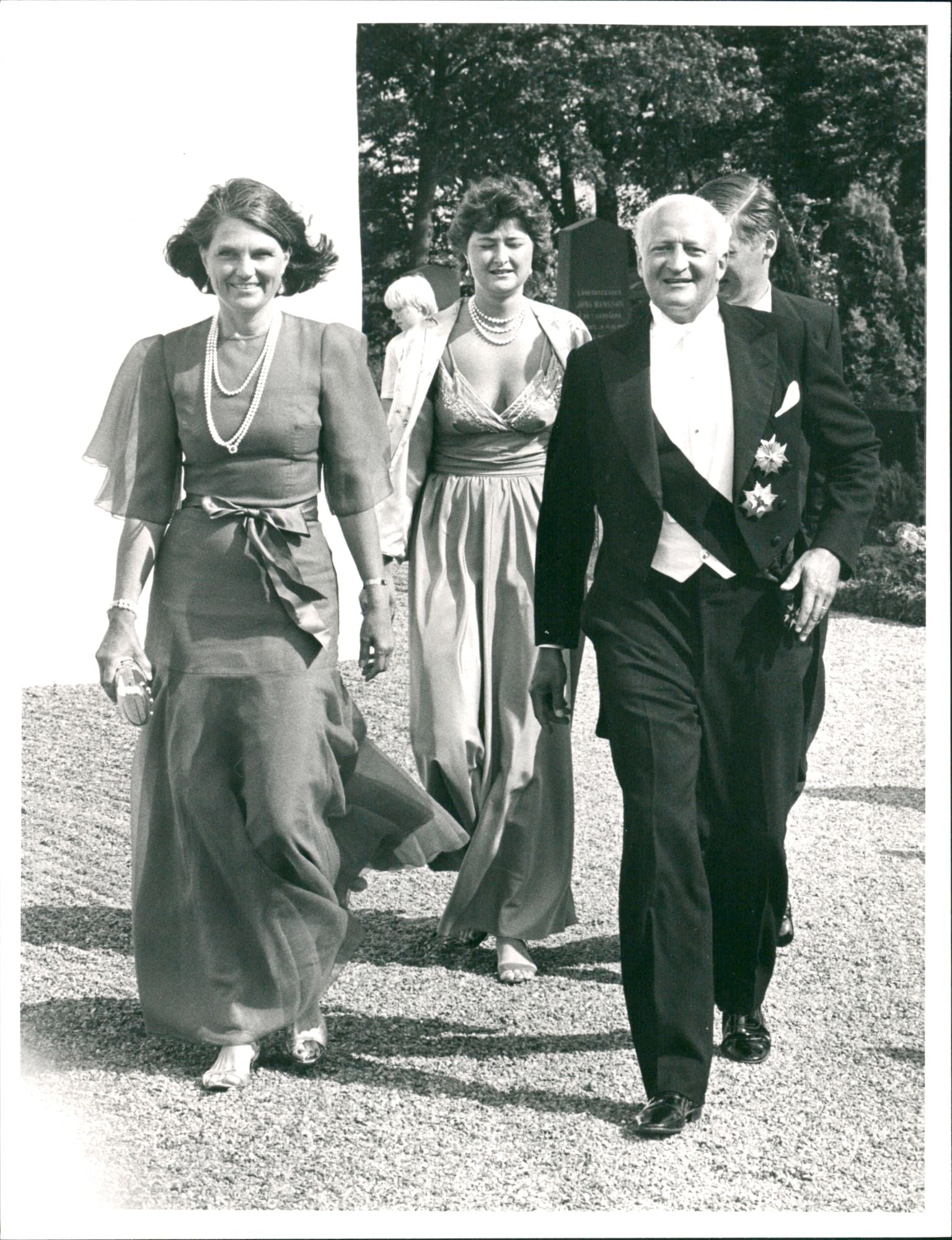 Jacob Wallenberg and Marie Wehtje. - Vintage Photograph