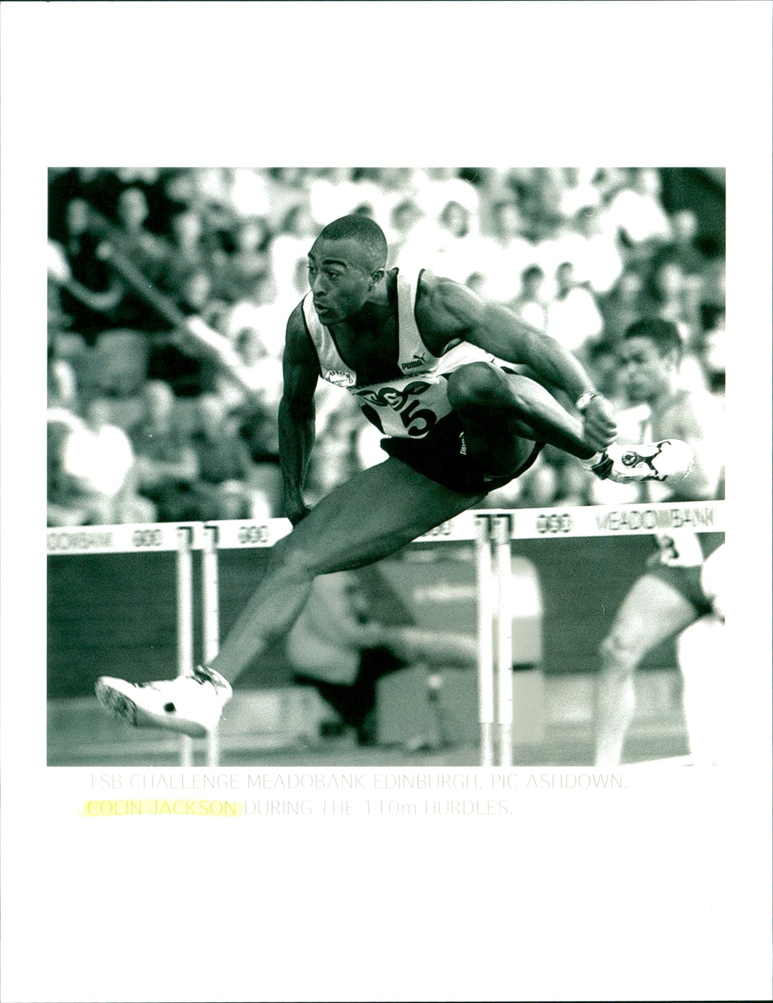 Colin Jackson - Vintage Photograph