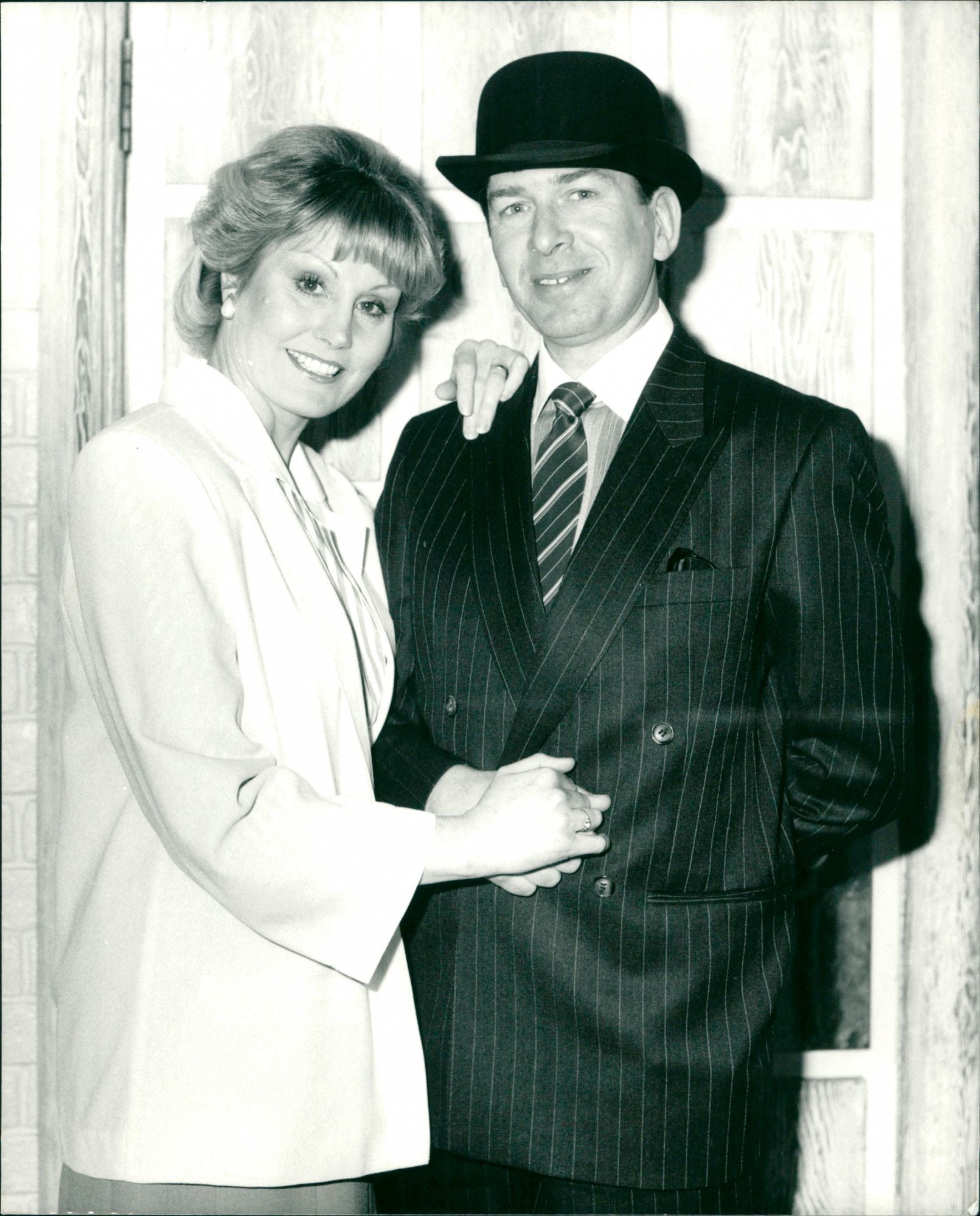 Angela Rippon withhusband Christopher Dare - Vintage Photograph