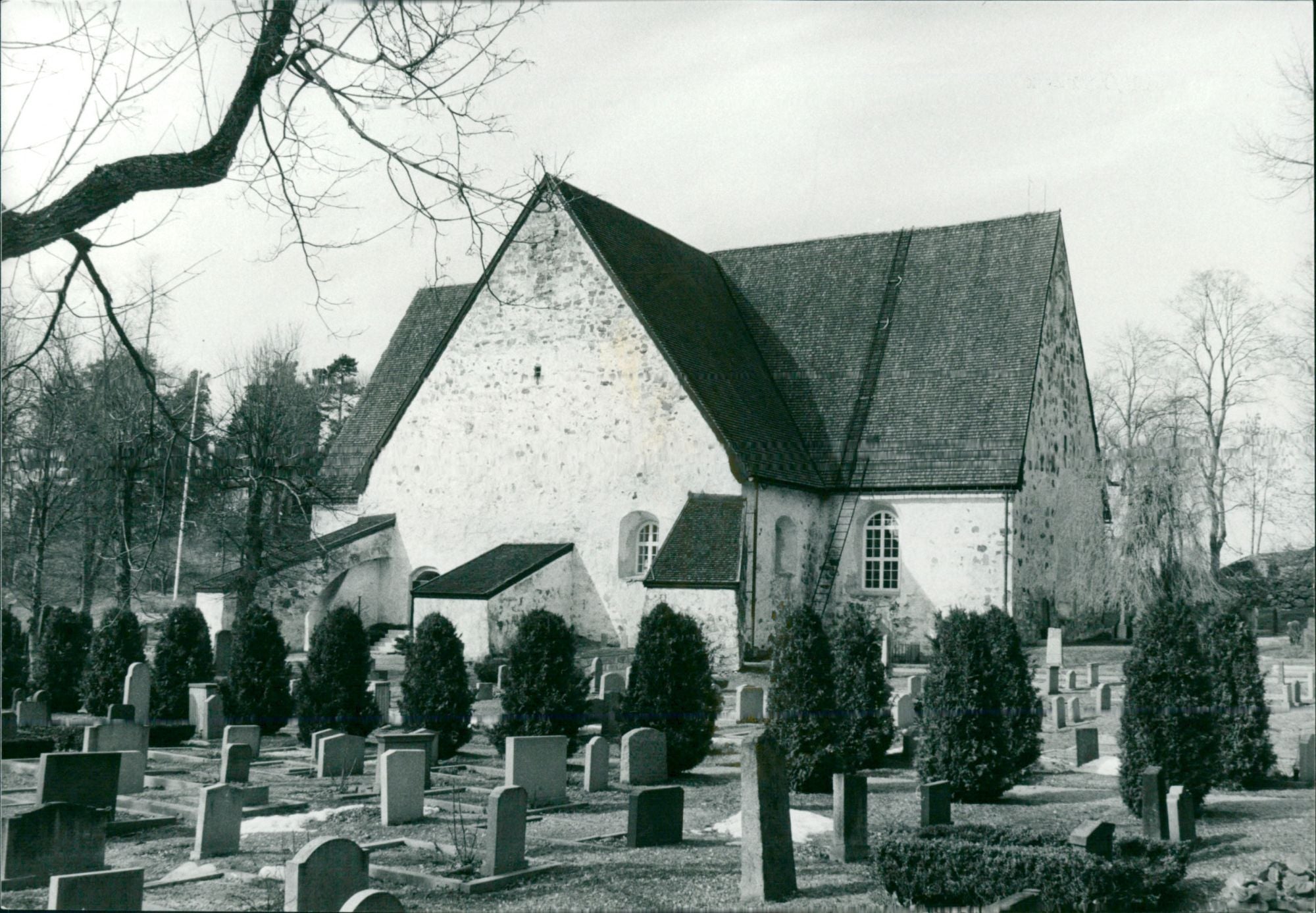 Värmdö Church - Vintage Photograph