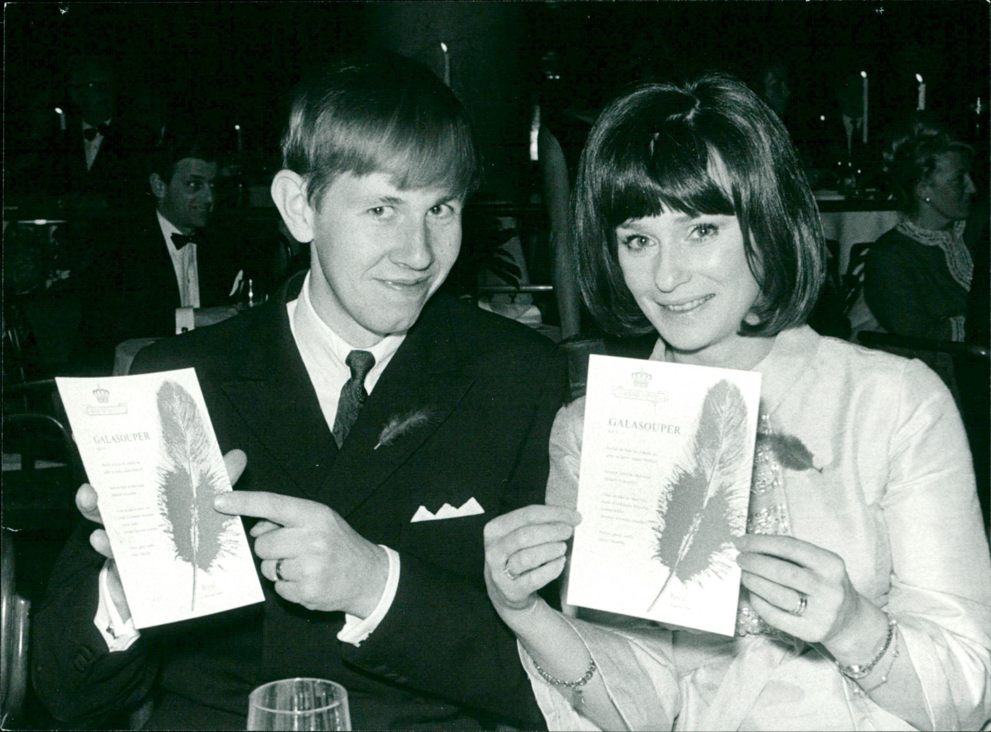 Televinken's voice, Ola Lundberg, and Anita Lindman at the Royalfest