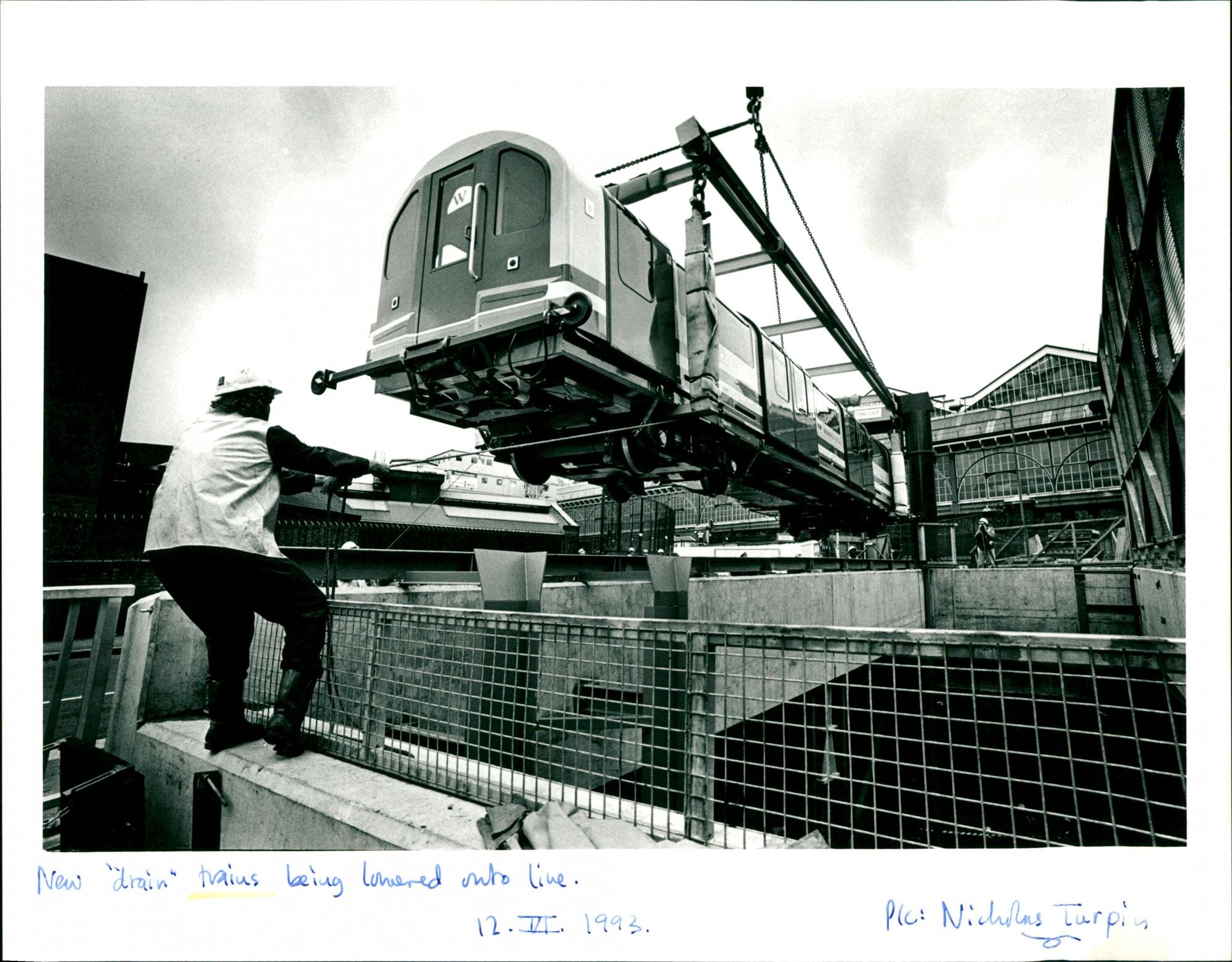 Drain Train - Vintage Photograph