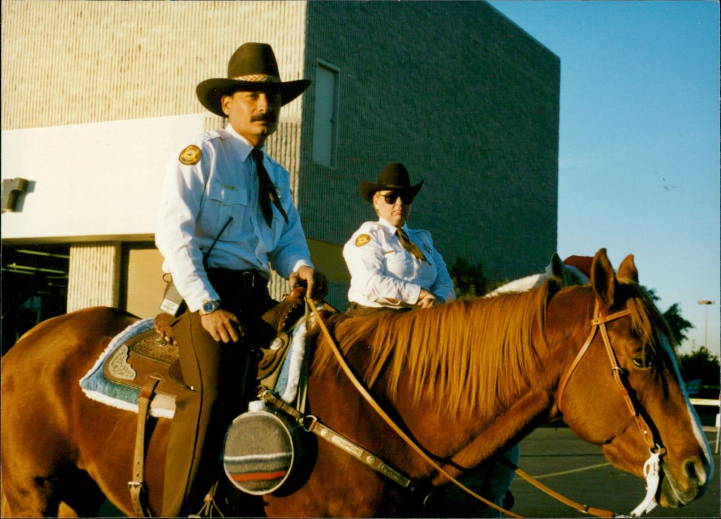 Mounted Posse Patrol - Vintage Photograph