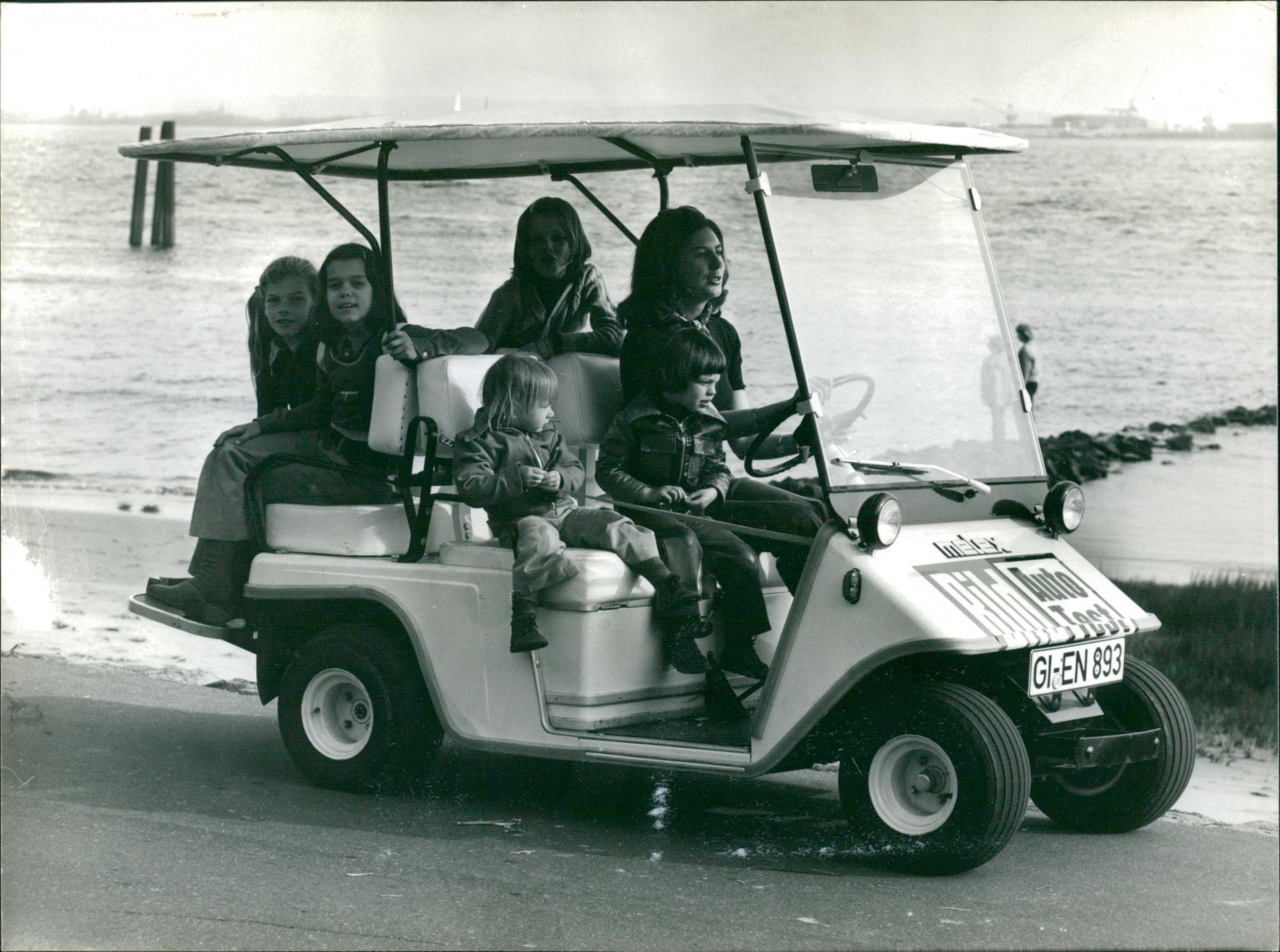 1975 Melex golf cart 212 - Vintage Photograph