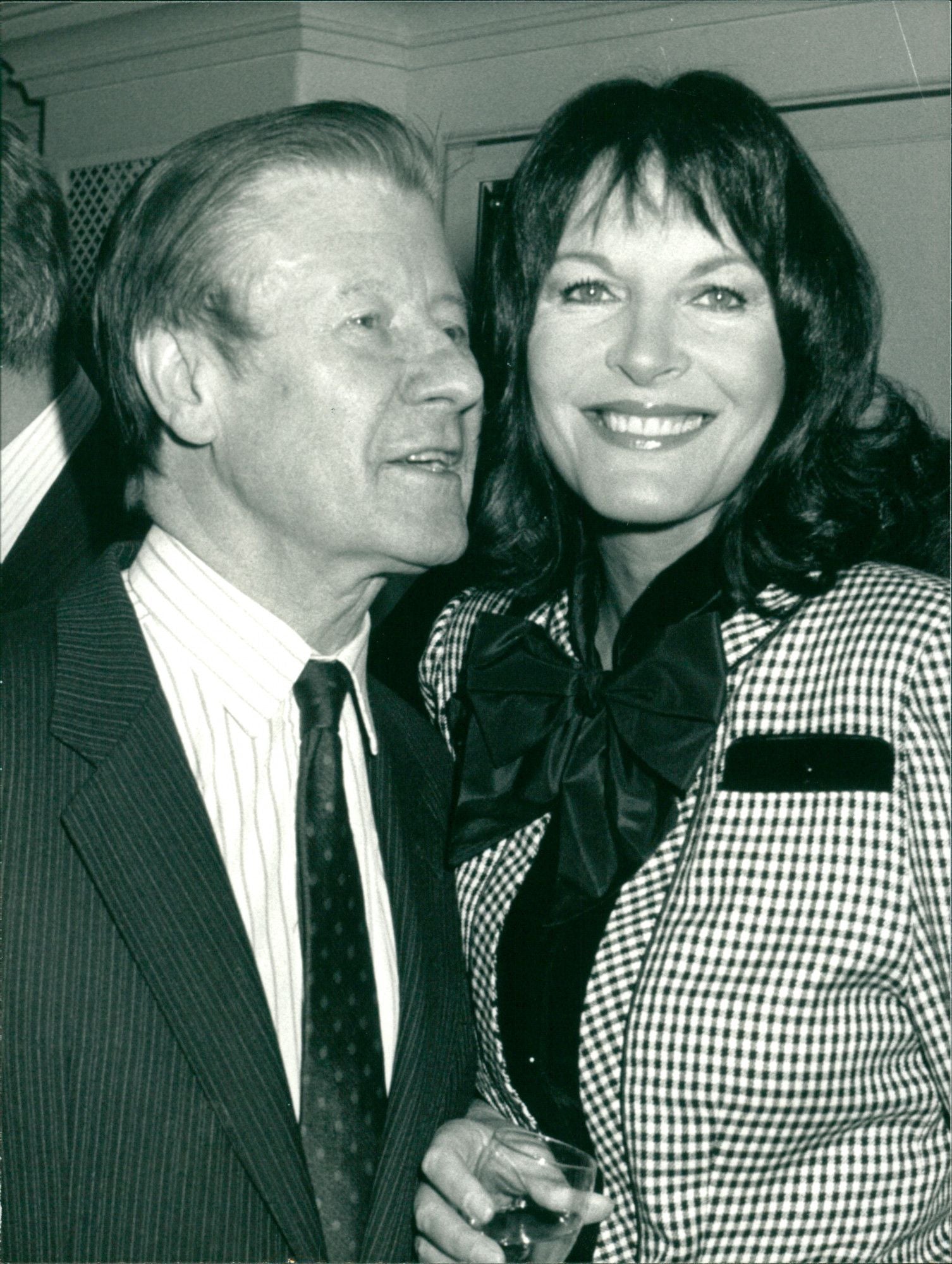 Eric Morley and his wife, Julia. - Vintage Photograph