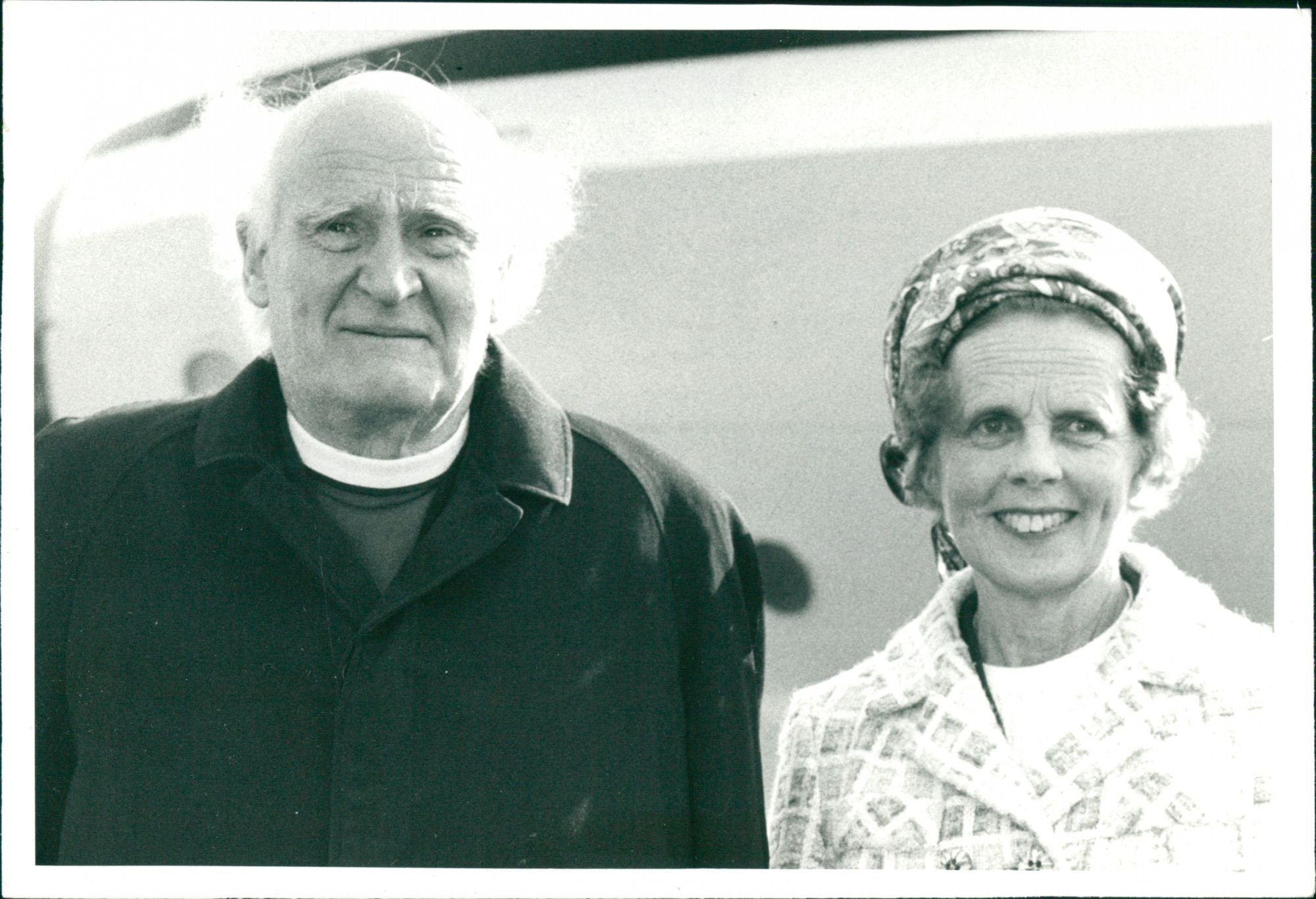 Right Reverend Honorable Arthur Michael Ramsey and his wife Joan. - Vi