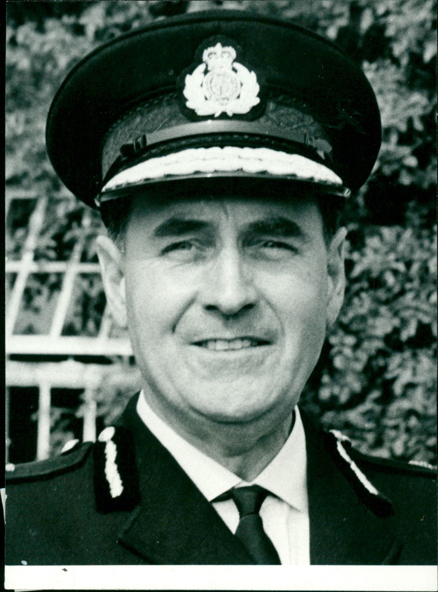 Arthur Burns, British officer. - Vintage Photograph