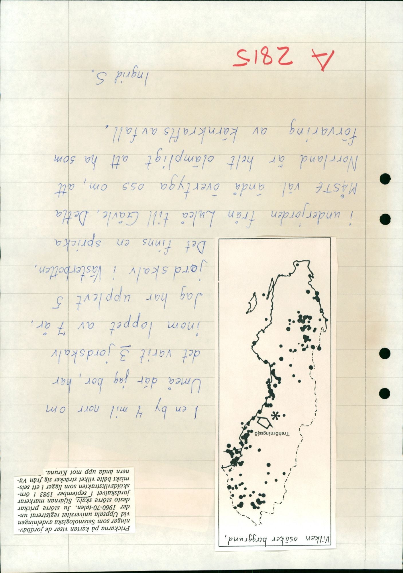 1983 NATURAL DISASTERS SWEDEN SHELF NATURAL VICS ARCHIVE EARTH DISASTE