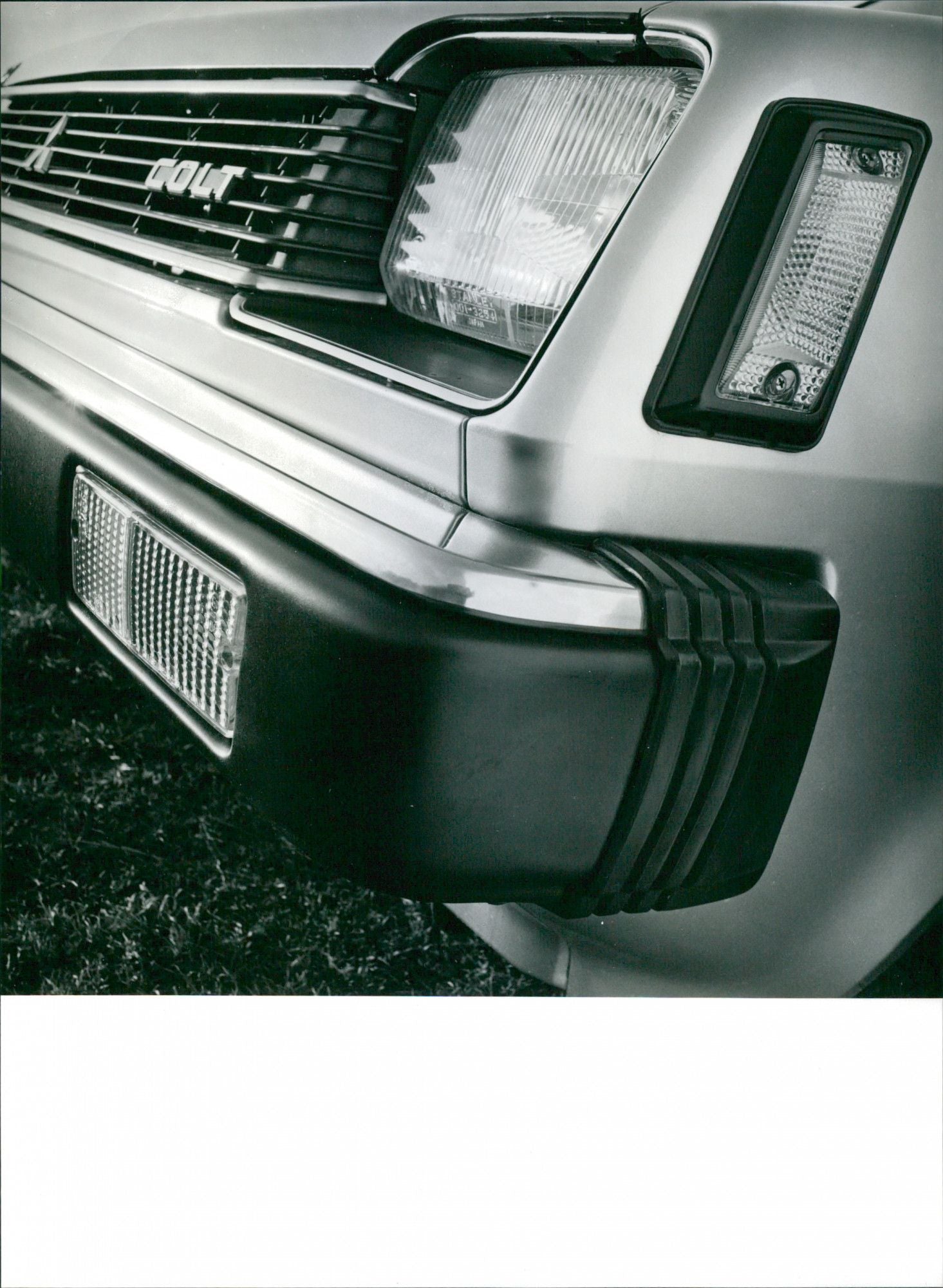 Exterior of 1978 Mitsubishi Colt 1200 GL - Vintage Photograph