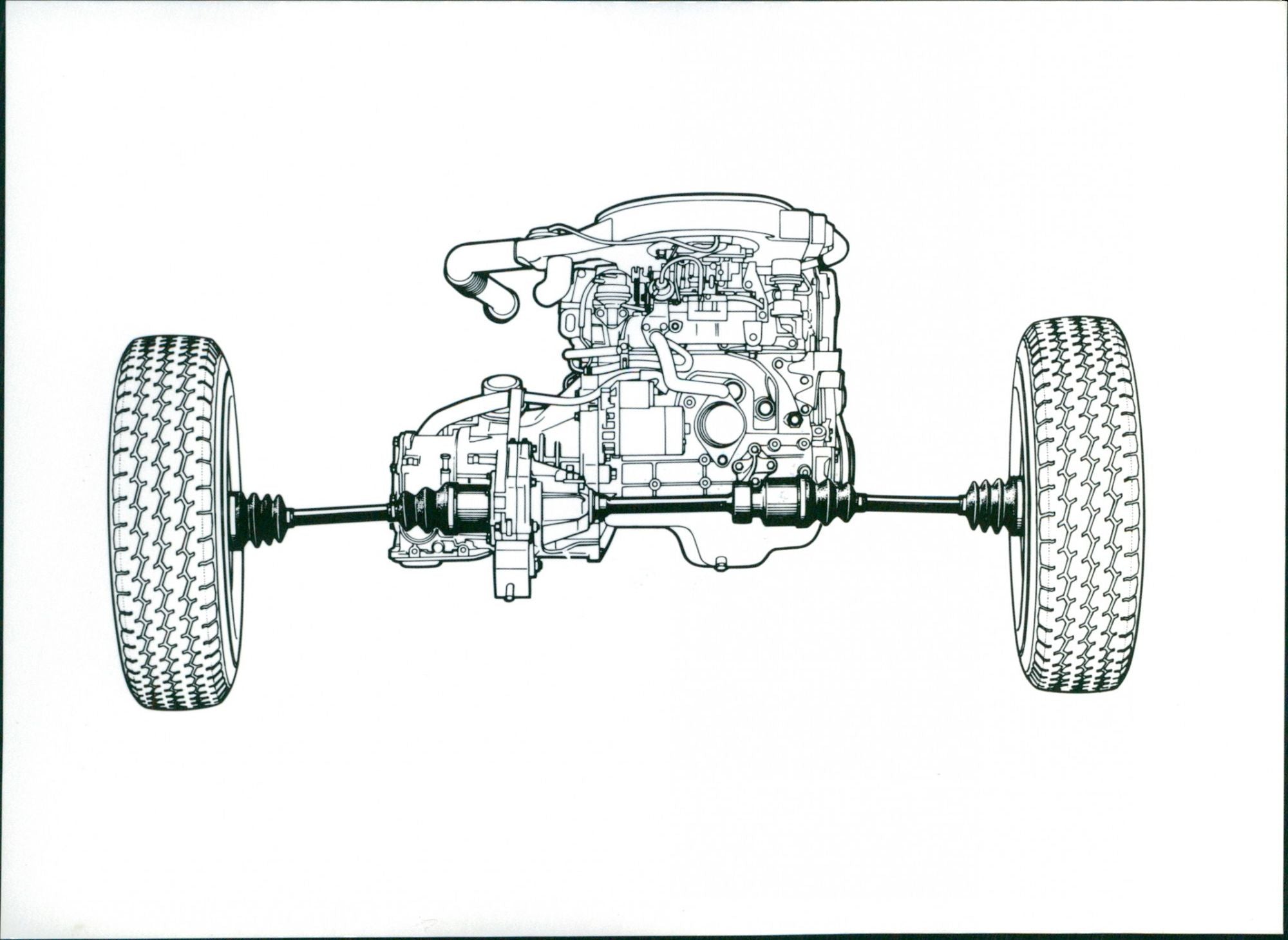 1983 Mazda 626 - Vintage Photograph