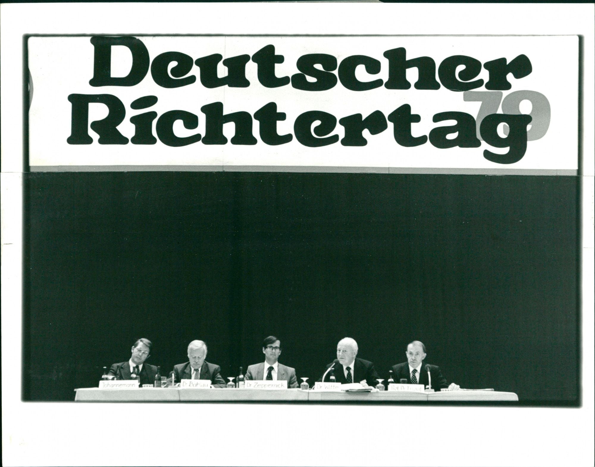German Judges' Day 1979 - Vintage Photograph