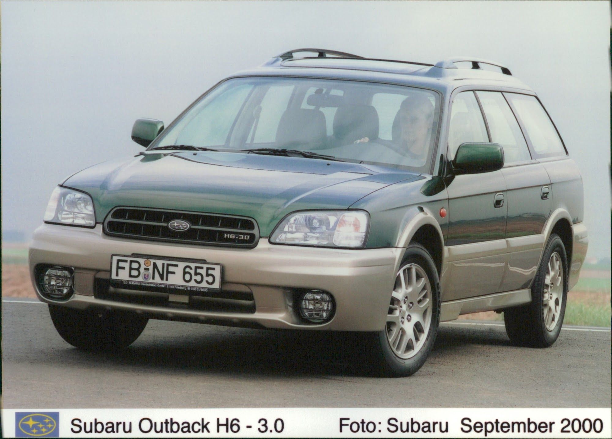 Subaru Outback - Vintage Photograph