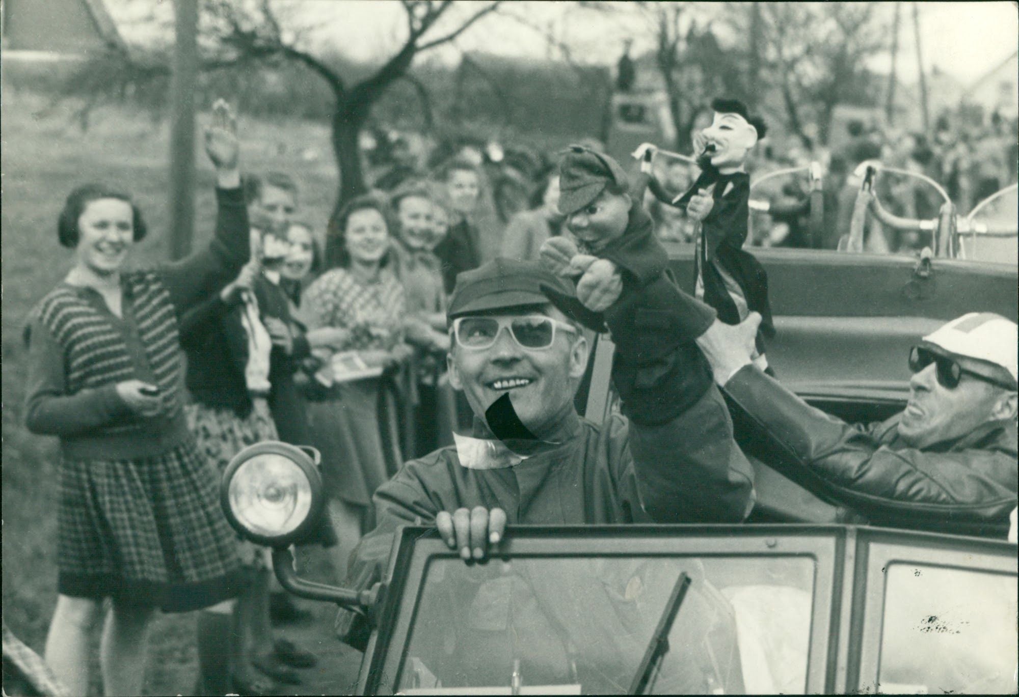 Long-distance bike ride PBW 1955 - Vintage Photograph