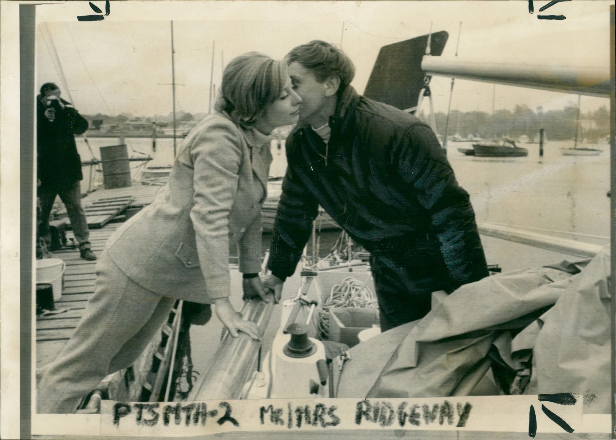 1968 - RIDGEWAY JOHN CAPT ATLANTIC ROWER AND LOLA KUGELAP CAPTAIN, WIF