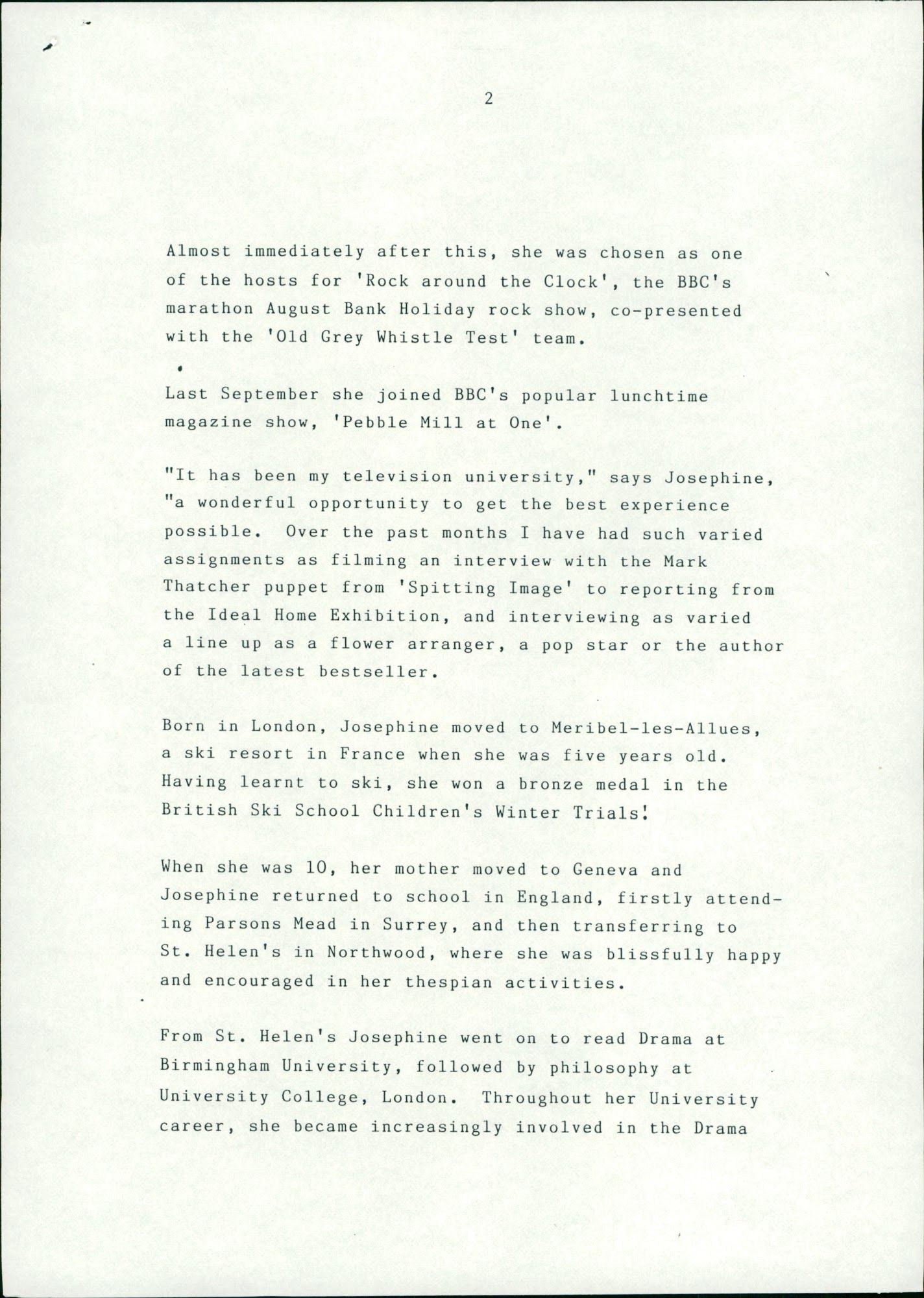 BRITISH ENGLAND THATCHER SINGER - Vintage Photograph