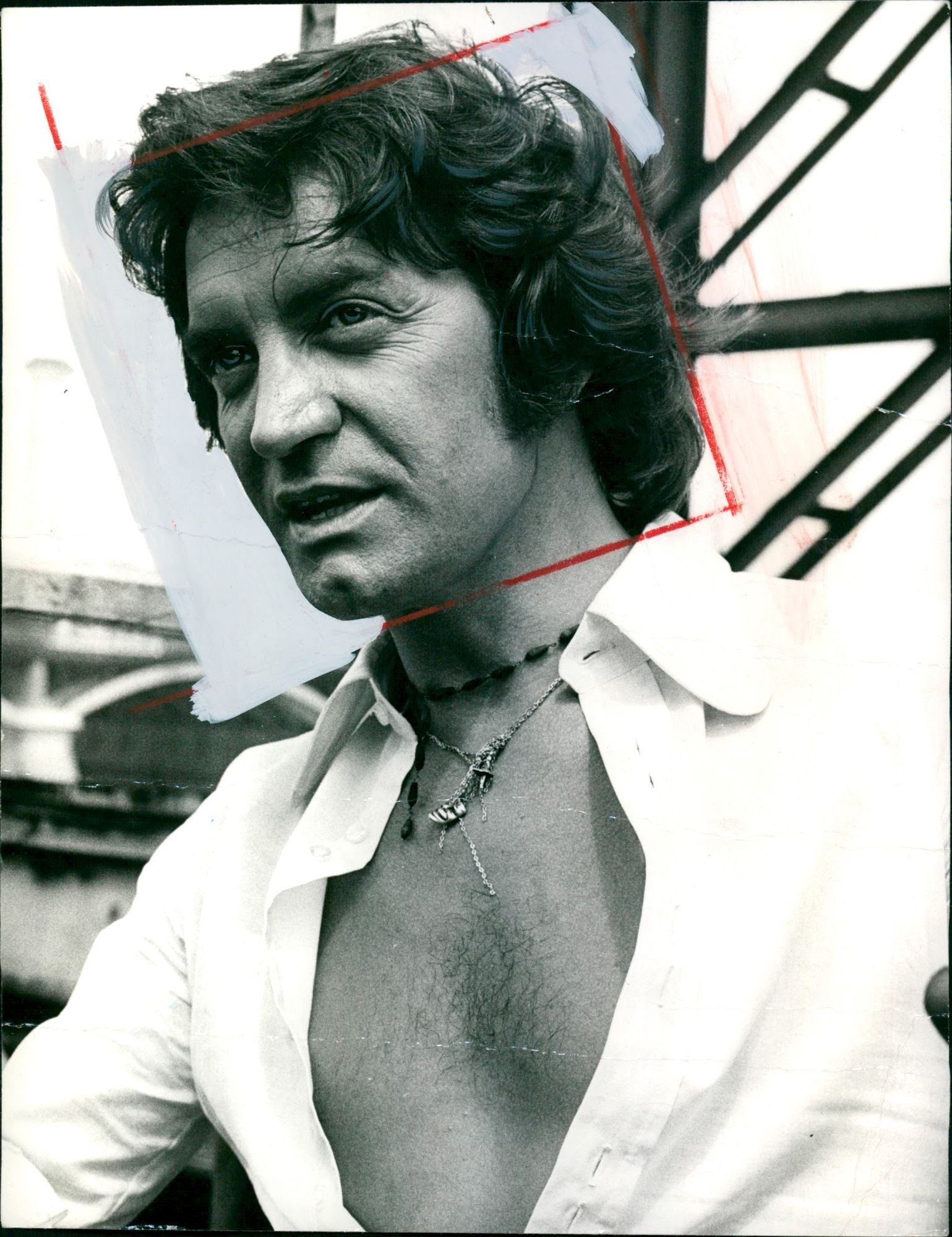 1974 - MOWER PATRICK ACTOR SLADE WYY LONDON, PRISON - Vintage Photogra