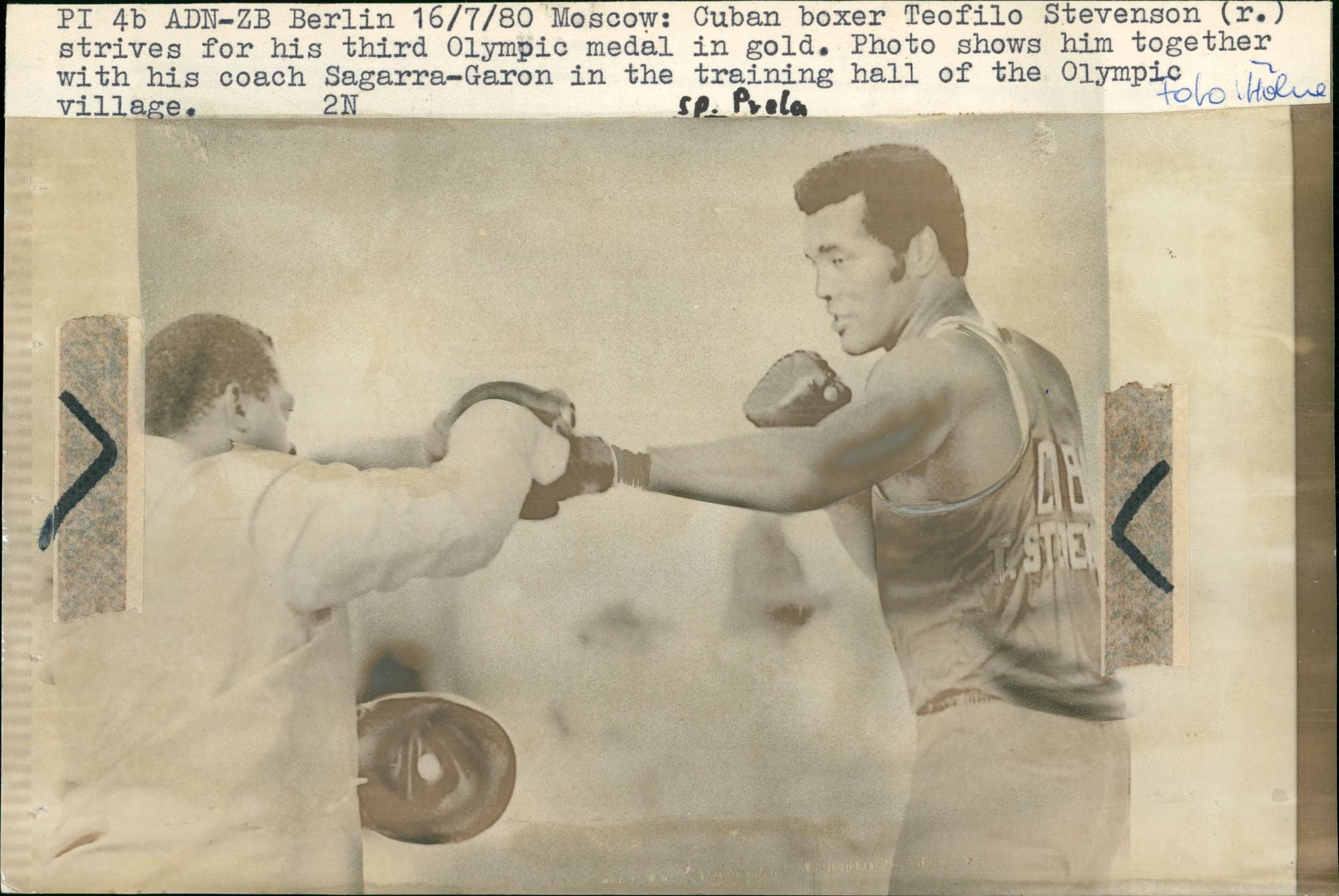 1980 BOXEN CUBAN BOXER TEOFILO STEVE HIS THIRD OLYMPIC MEDAL GOLD - Vi