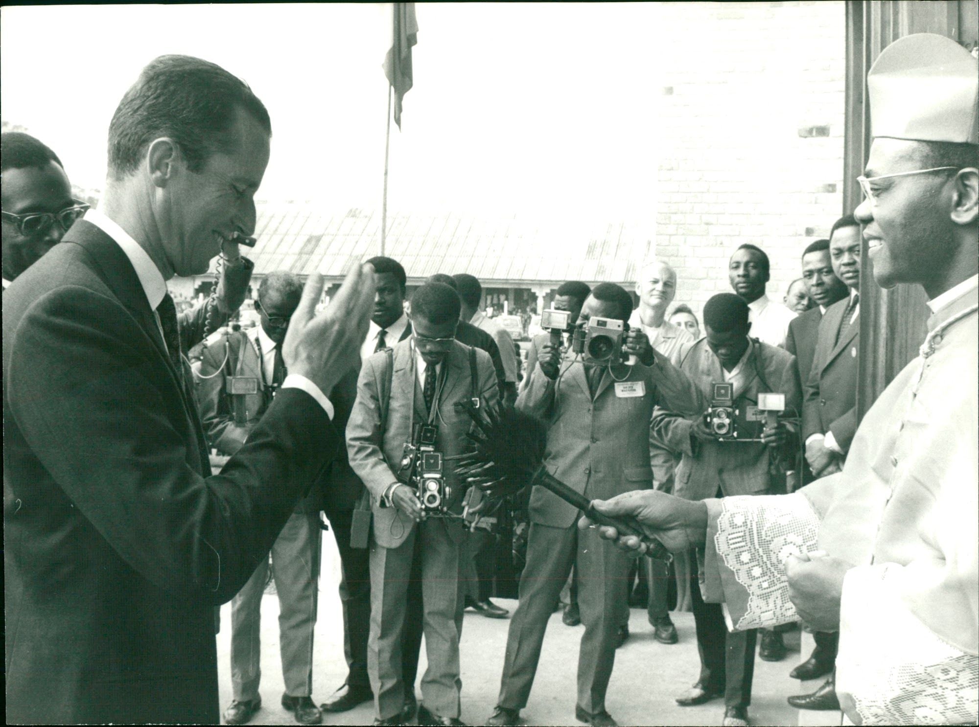 1970 KONGO CONGO KINSHASA BEALTE CARDINAL EGLISE AINE LEAU POUR GRACES