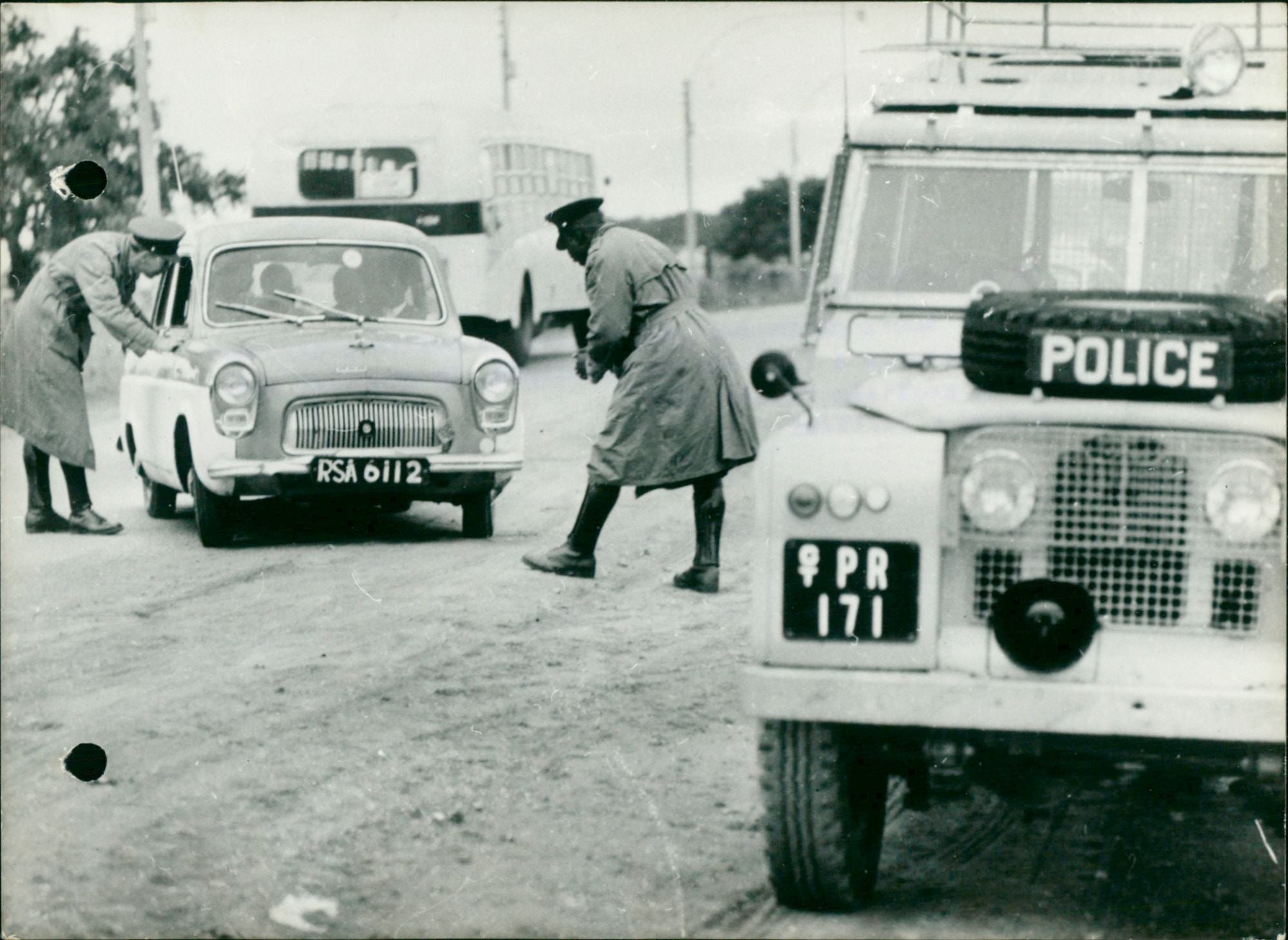 POLICE CARS RHODESIAN AFP ENTRANCE PATROLS CONTROL HIGHFIELD QUA - Vin