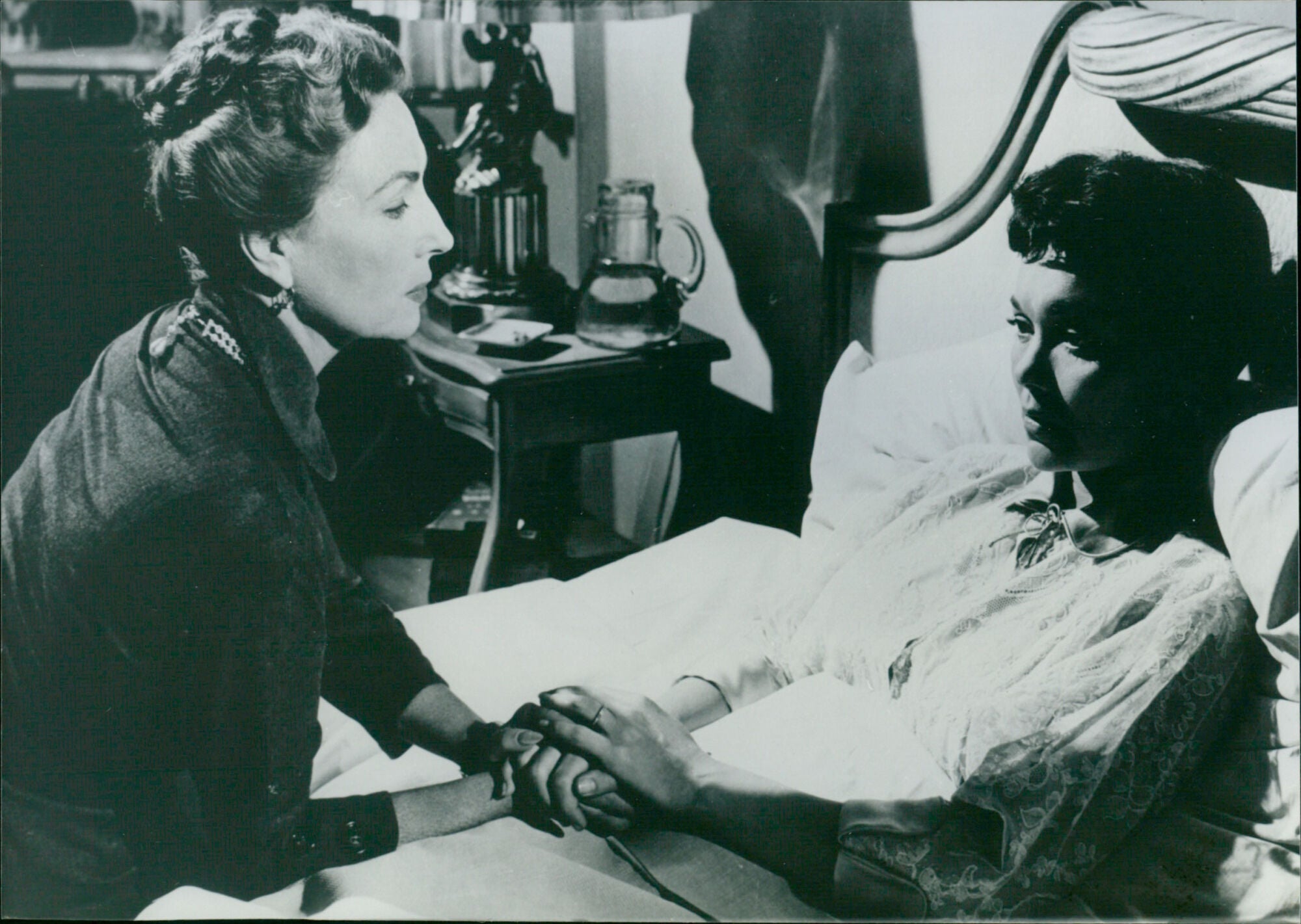 Agnes Moorehead and Jane Wyman - Magnificent Obsession - Vintage Photo