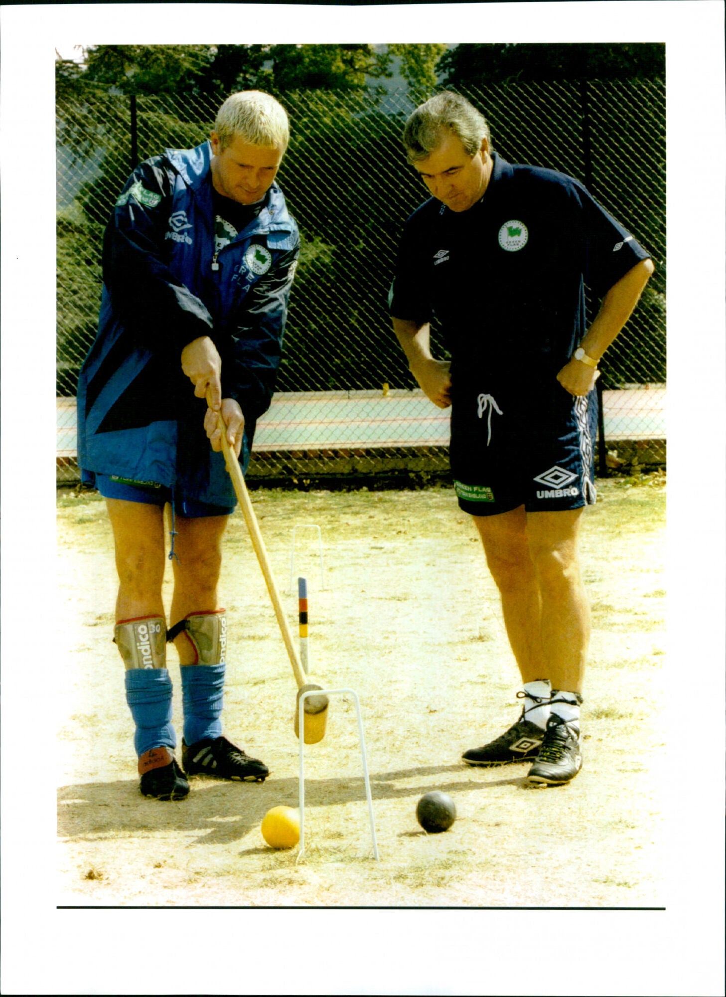 Paul Gascoigne and Terry Venables - Vintage Photograph
