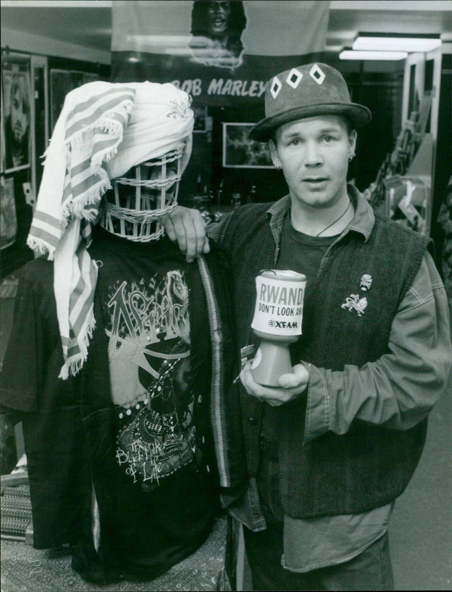 Andy Wharton of the Yin Yang shop in Cowley appeals for support for th